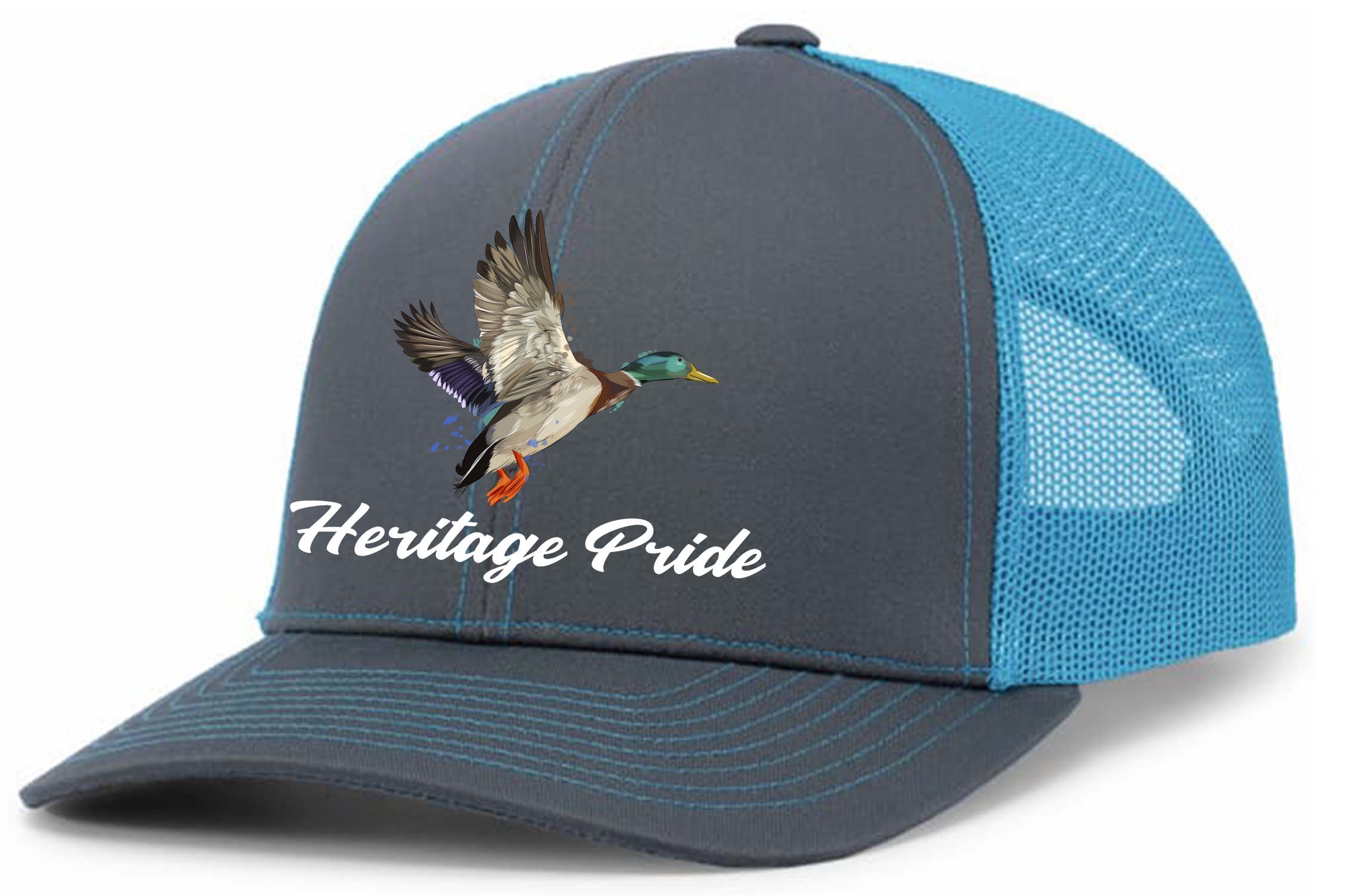 Heritage Pride Duck Hunting Outdoors Duck Embroidered Mens Embroidered ...