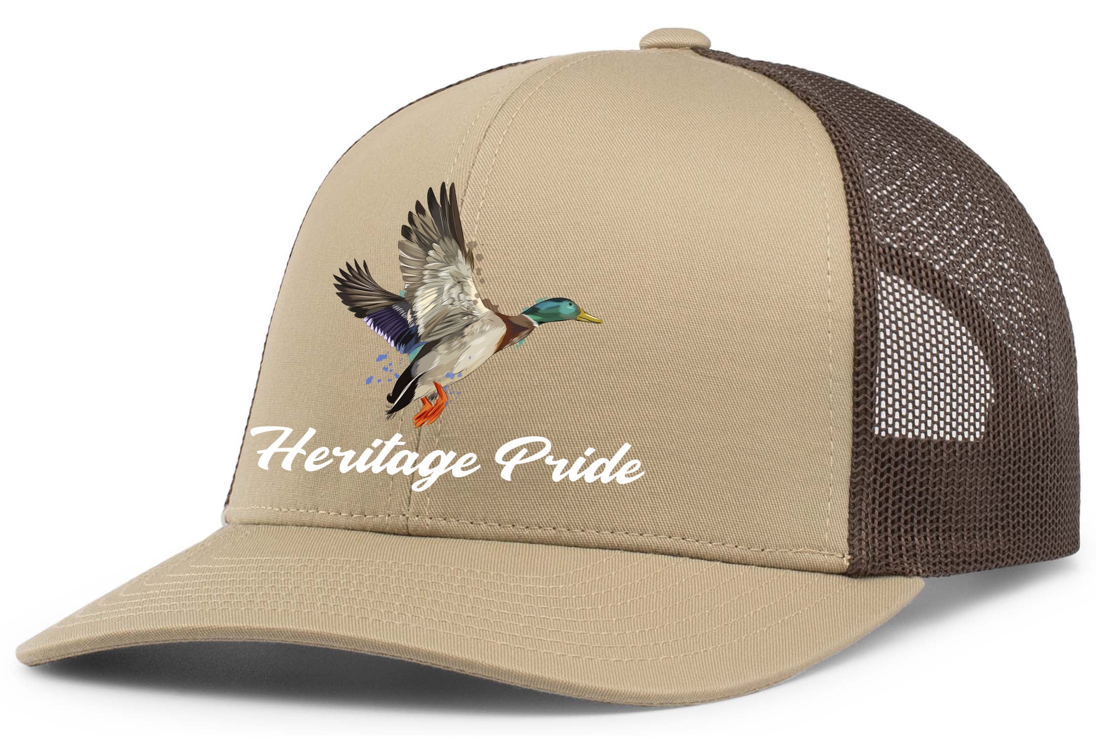 Heritage Pride Duck Hunting Outdoors Duck Embroidered Mens Embroidered ...