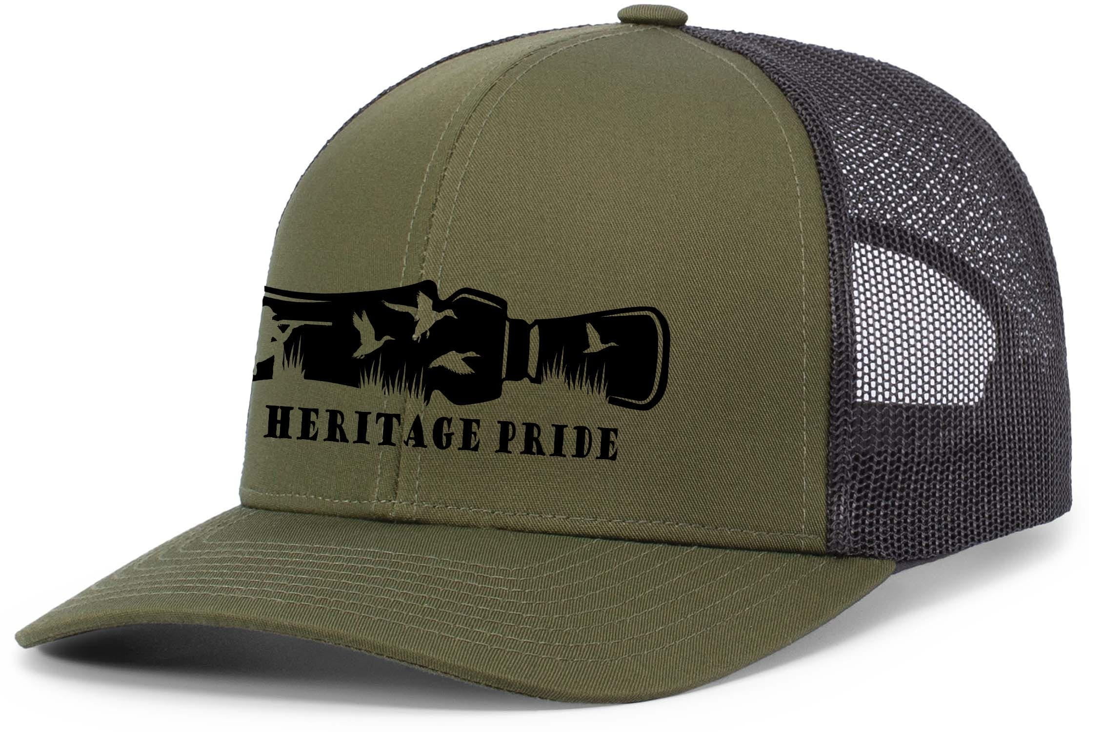 Heritage Pride Duck Hunting Outdoors Scenic Duck Call Mens Embroidered ...