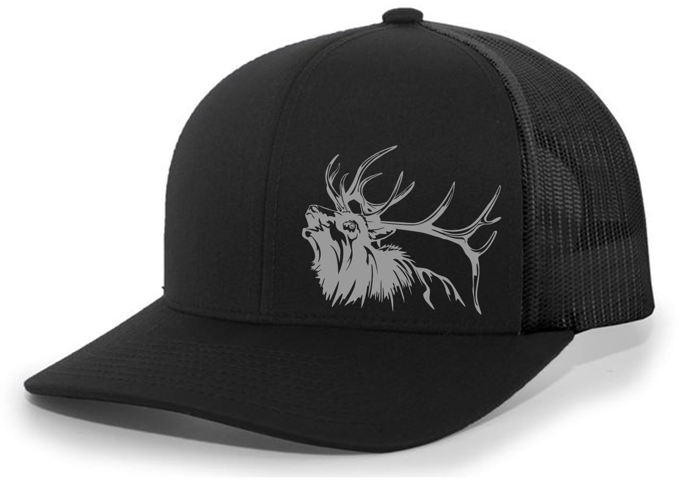 Heritage Pride Elk Antlers Mens Mesh Back Trucker Hat Baseball Cap ...
