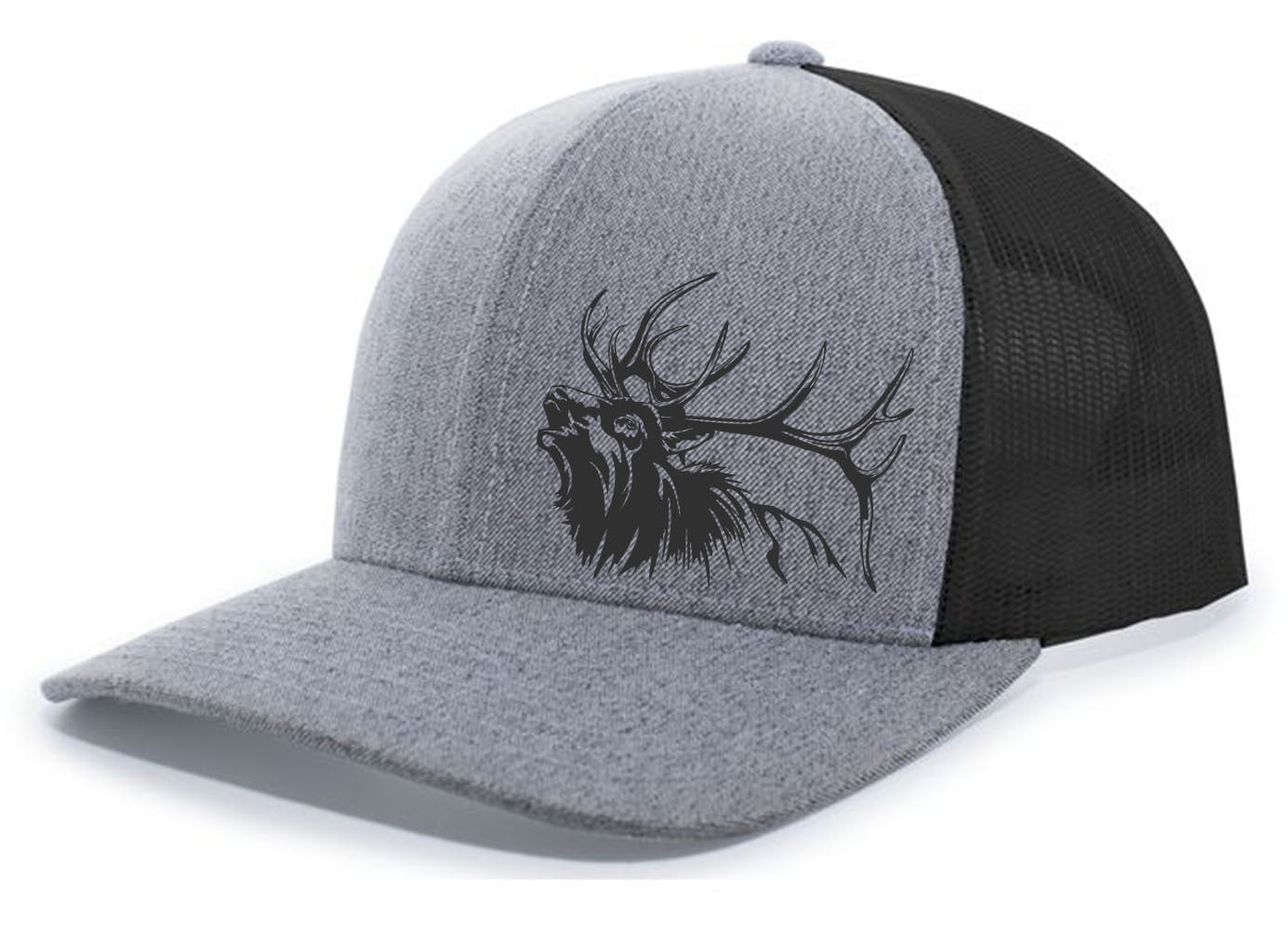 Heritage Pride Elk Antlers Mens Mesh Back Trucker Hat Baseball Cap ...