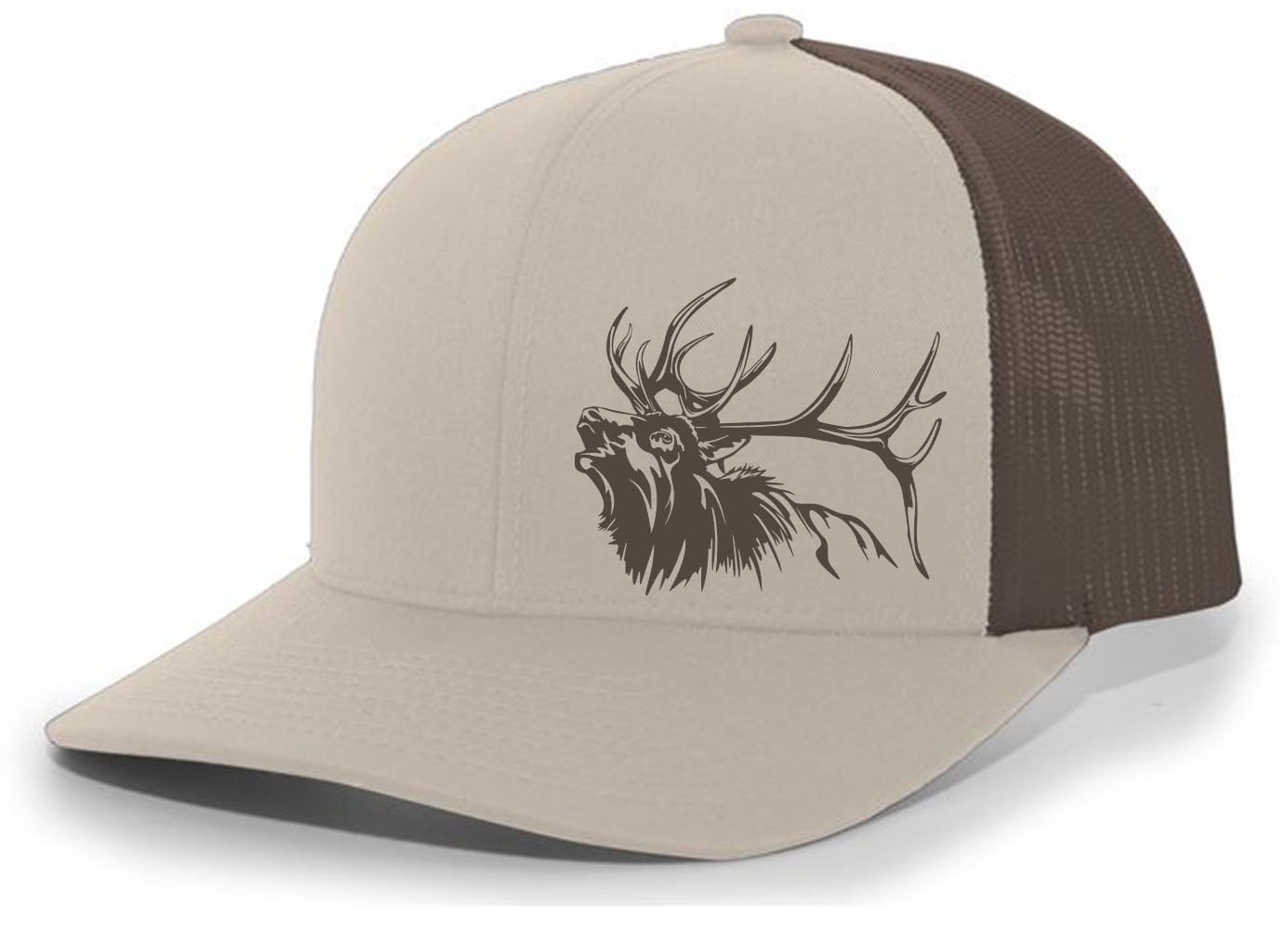 Heritage Pride Elk Antlers Mens Mesh Back Trucker Hat Baseball Cap ...
