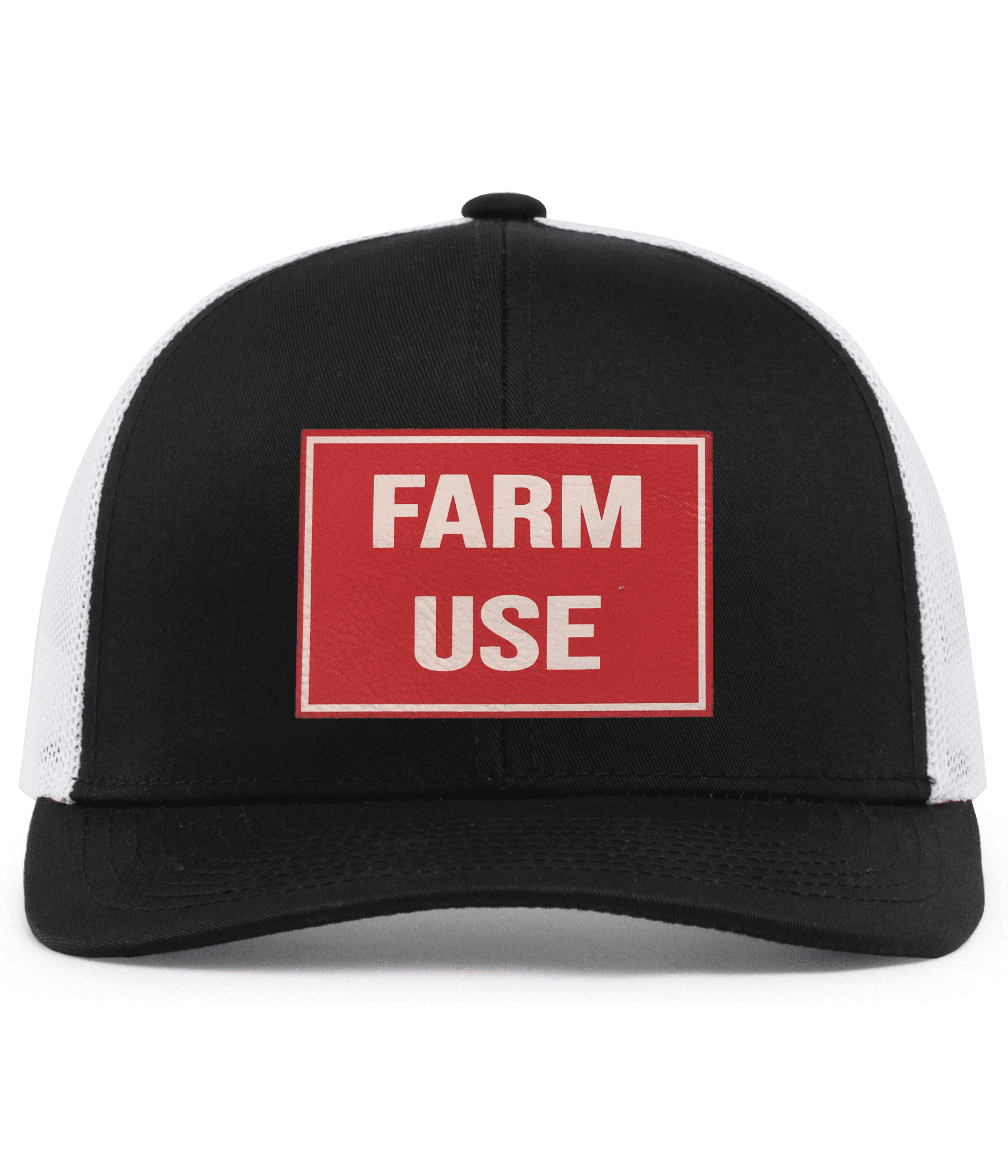 Heritage Pride Farm Use Snapback Trucker Hat with Front & Back Patches ...