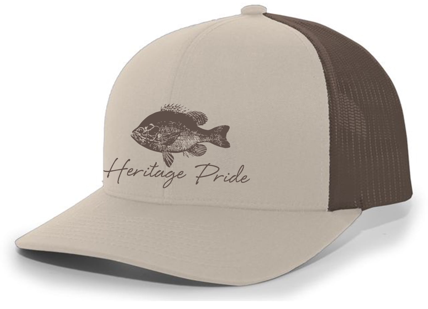 Heritage Pride Freshwater Fish Bluegill Lake Fishing Sihouette Script ...