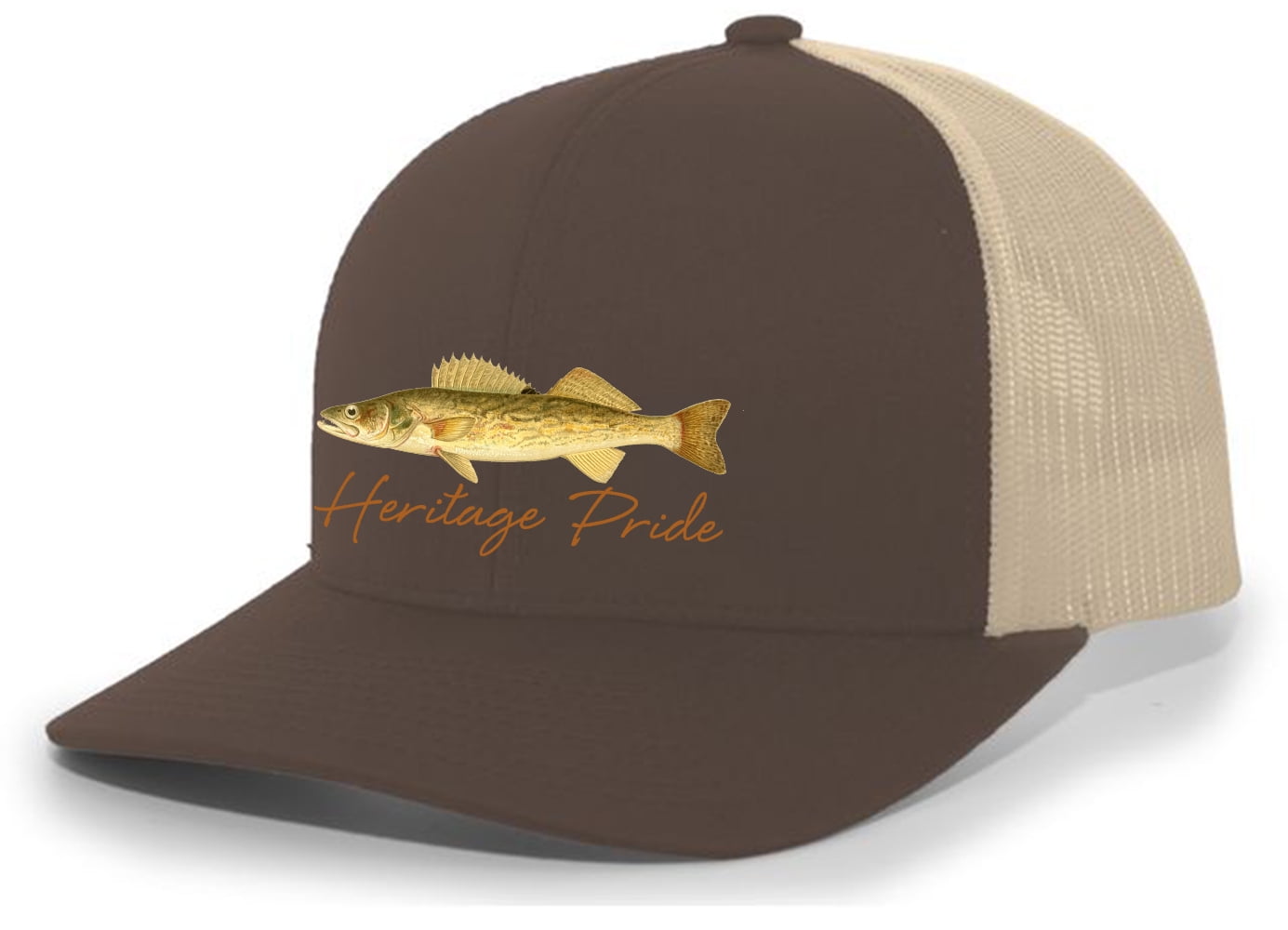 Heritage Pride Freshwater Fish Collection Walleye Fishing Mens ...