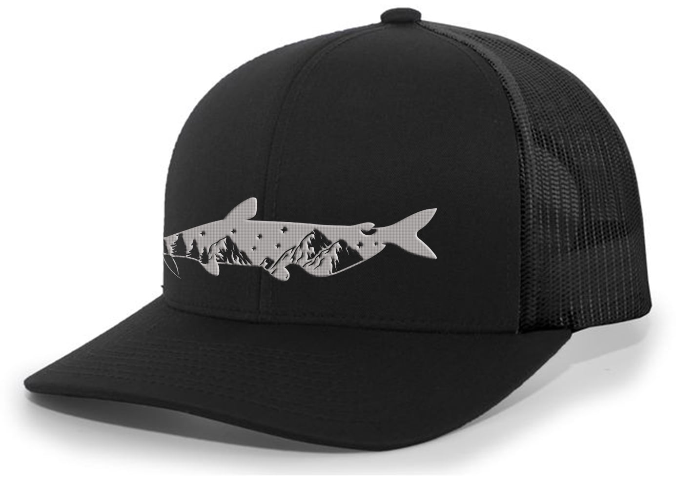 Heritage Pride Freshwater Fish Forest Mountain Scenic Catfish Mens ...