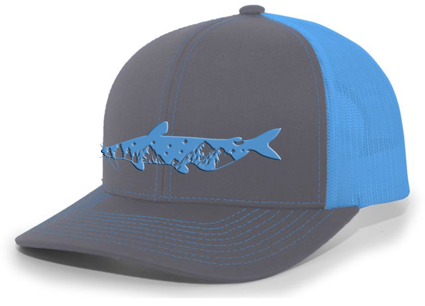 Heritage Pride Freshwater Fish Forest Mountain Scenic Catfish Mens ...