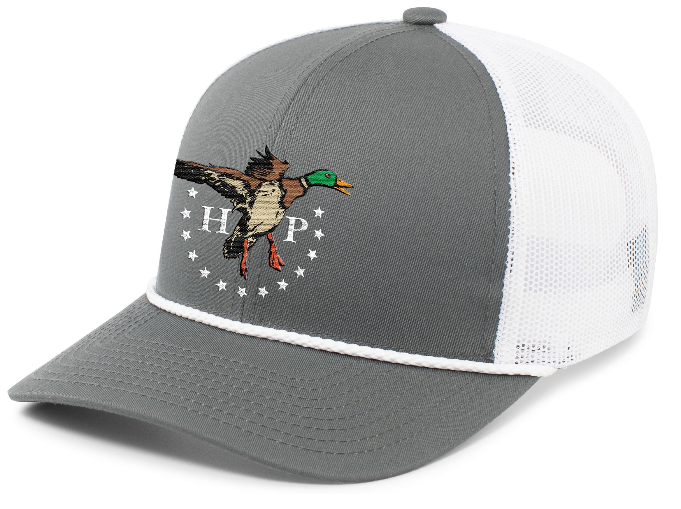 Heritage Pride HP Colorful Duck Mallard Mesh Back Embroidered Snapback ...