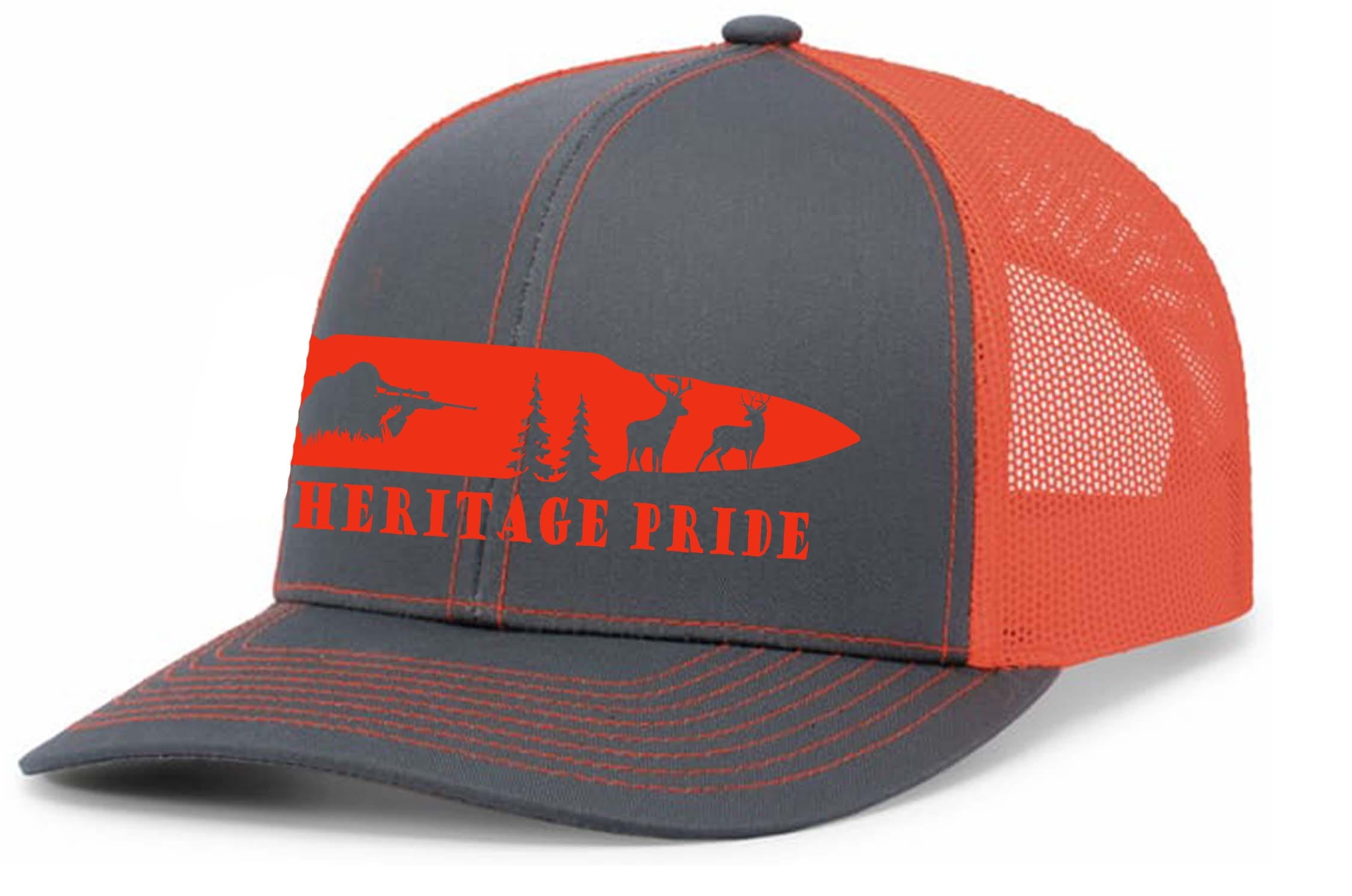 Heritage Pride Hunting Outdoors Scenic Bullet Shooting Mens Embroidered ...