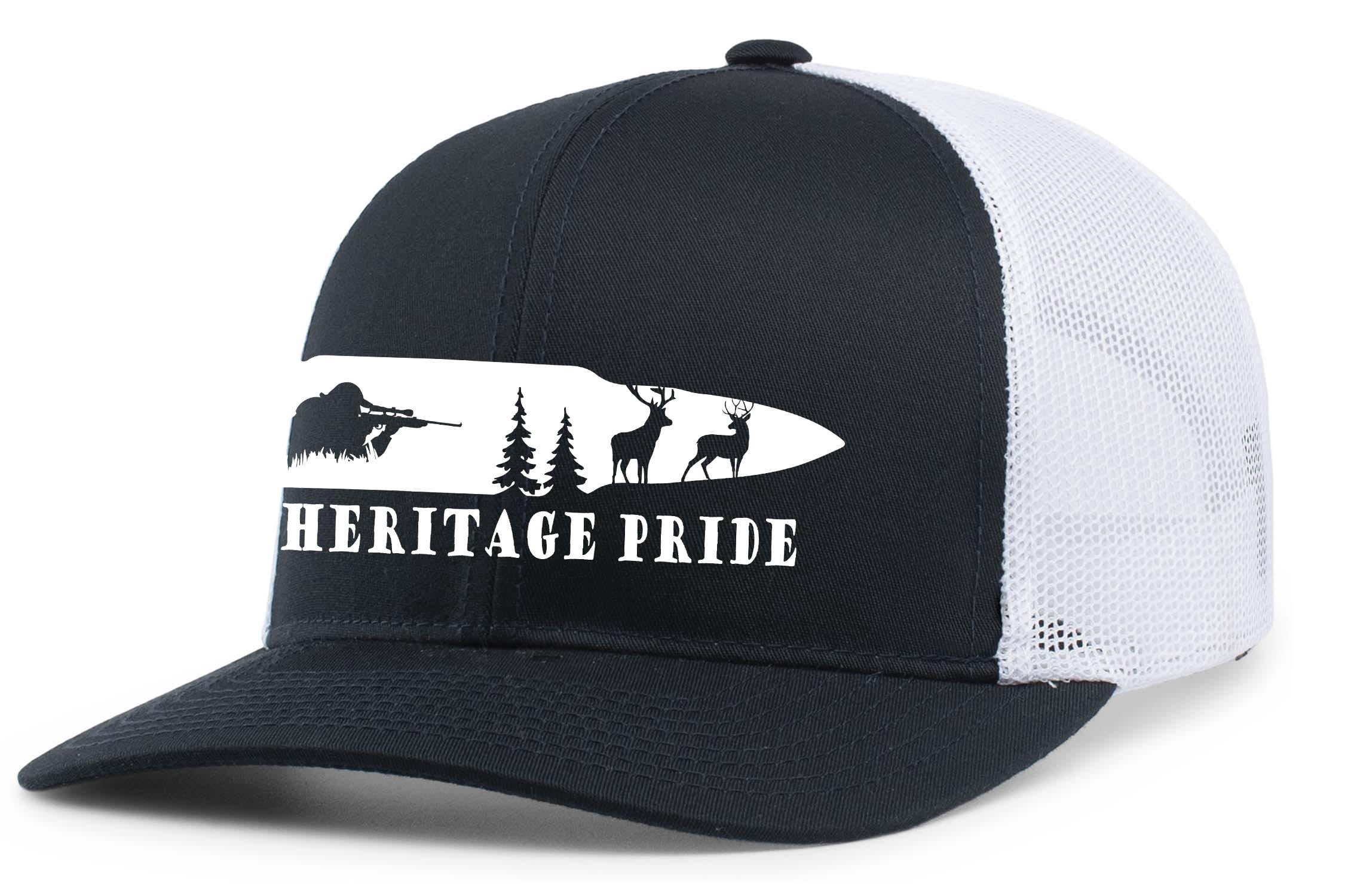 Heritage Pride Hunting Outdoors Scenic Bullet Shooting Mens Embroidered ...