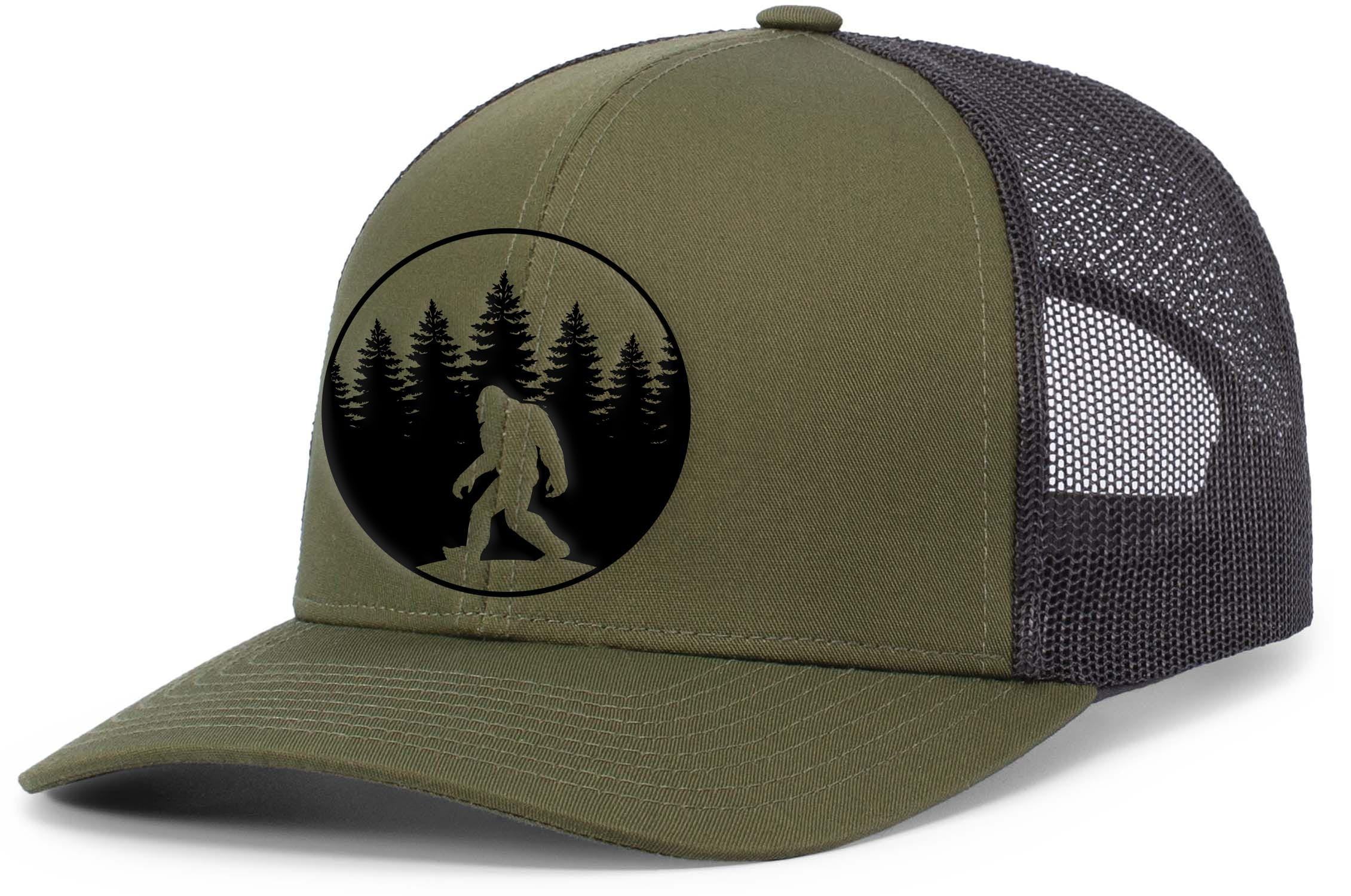 Heritage Pride Mens Hunting Hat Scenic Woods Bigfoot Outdoors Mesh Back ...