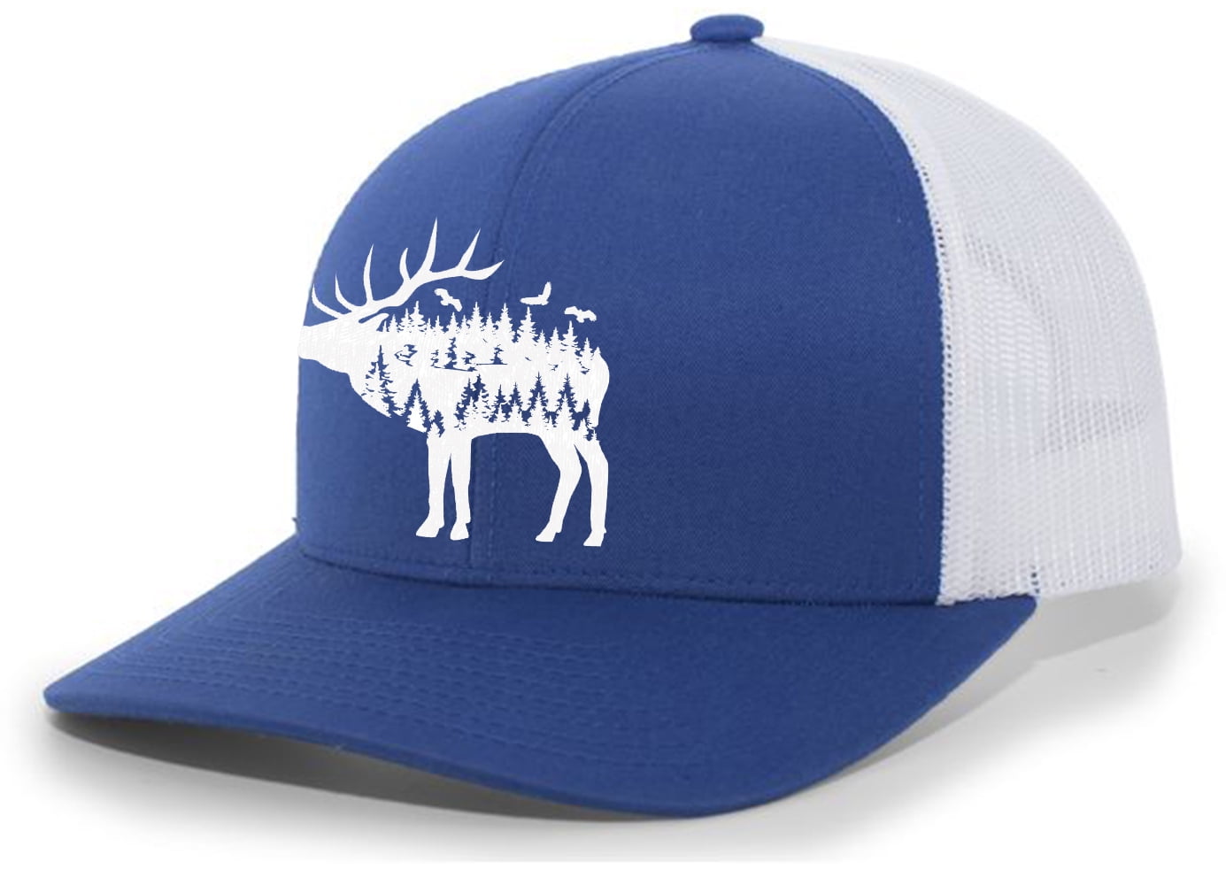 Heritage Pride Mens Trucker Hat Embroidered Deer Forest Outdoor Hat ...