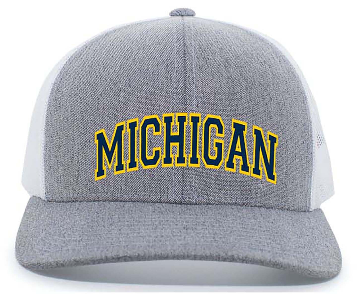 Heritage Pride Michigan Football Team Color State Name Embroidered Mesh ...