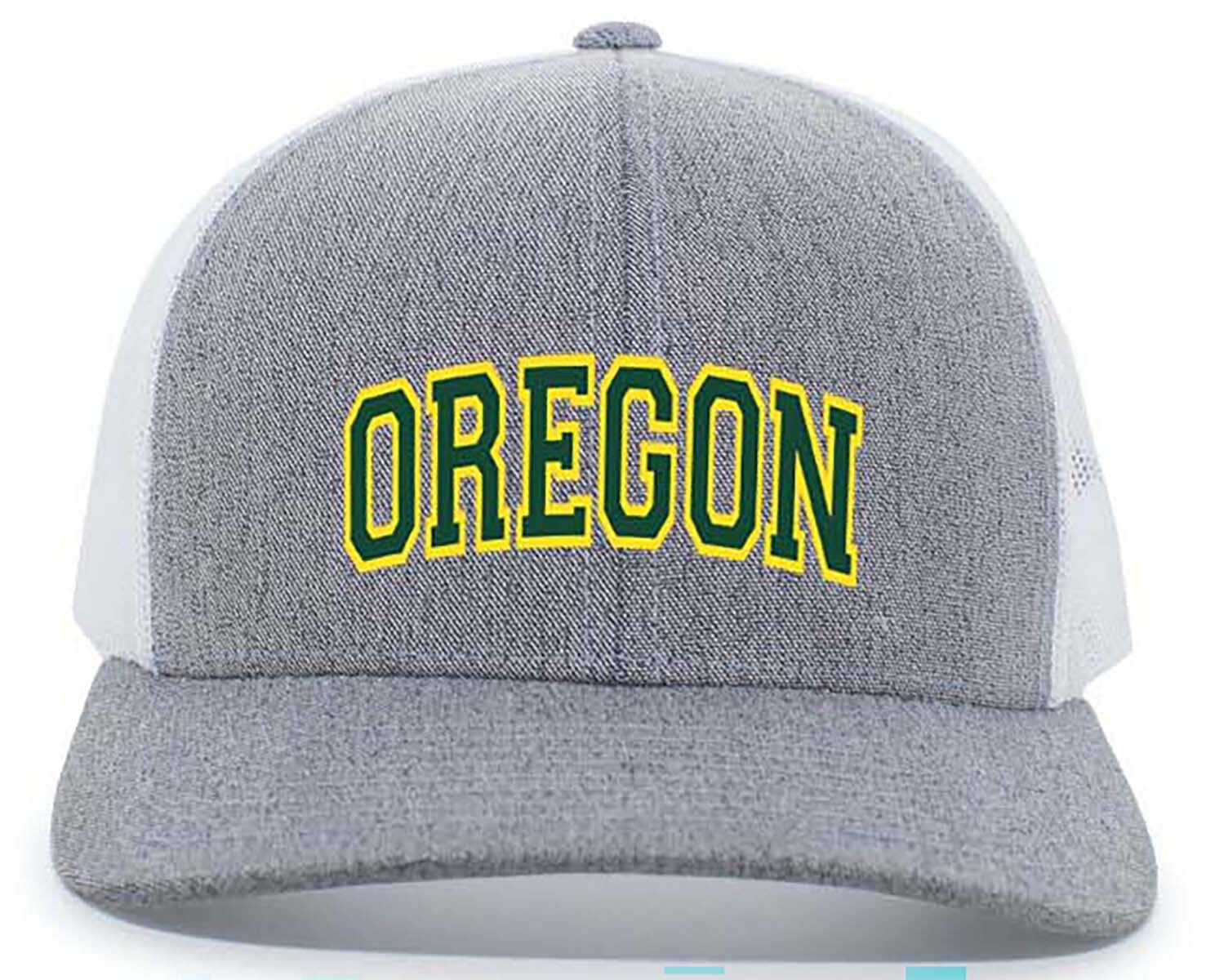 Heritage Pride Oregon Football Team Color State Name Embroidered Mesh ...
