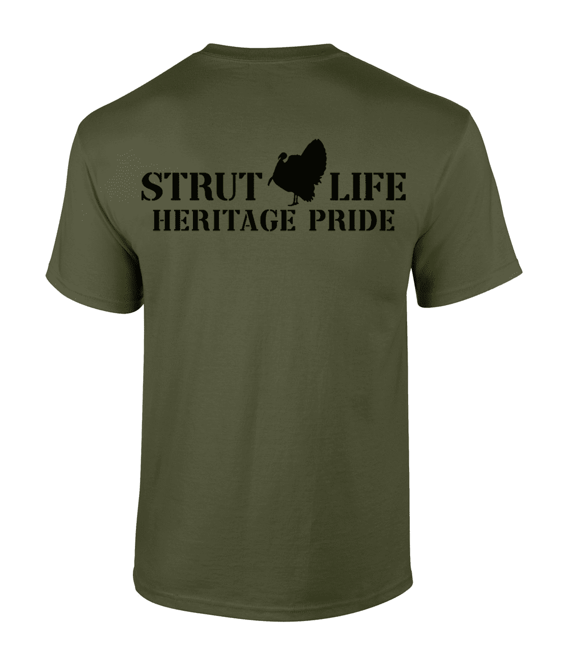 Heritage Pride Wild Turkey Strut Life Mens Short-Sleeve T-Shirt ...