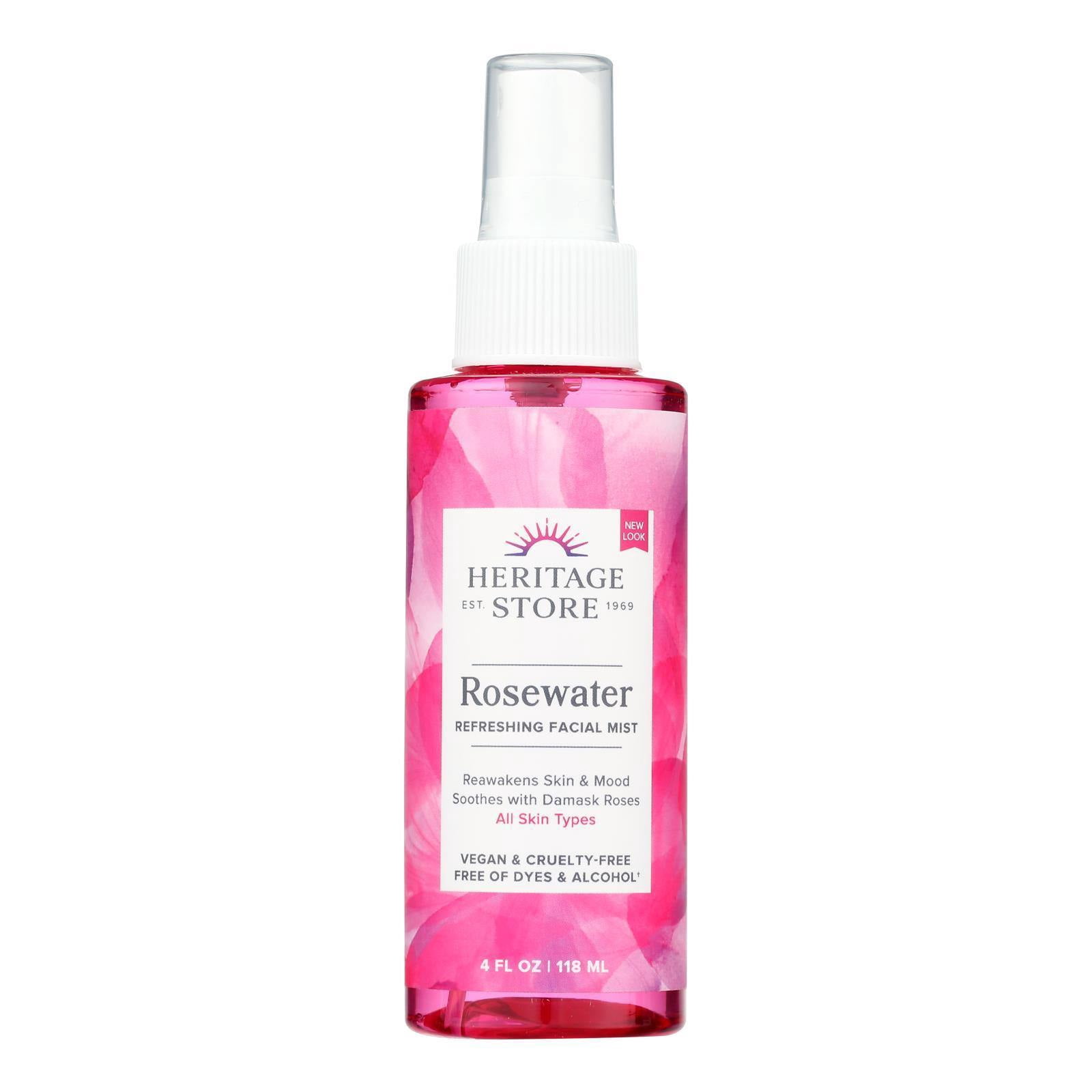 Heritage Products Rose Petals Rosewater Spray - 4 fl oz - Walmart.com