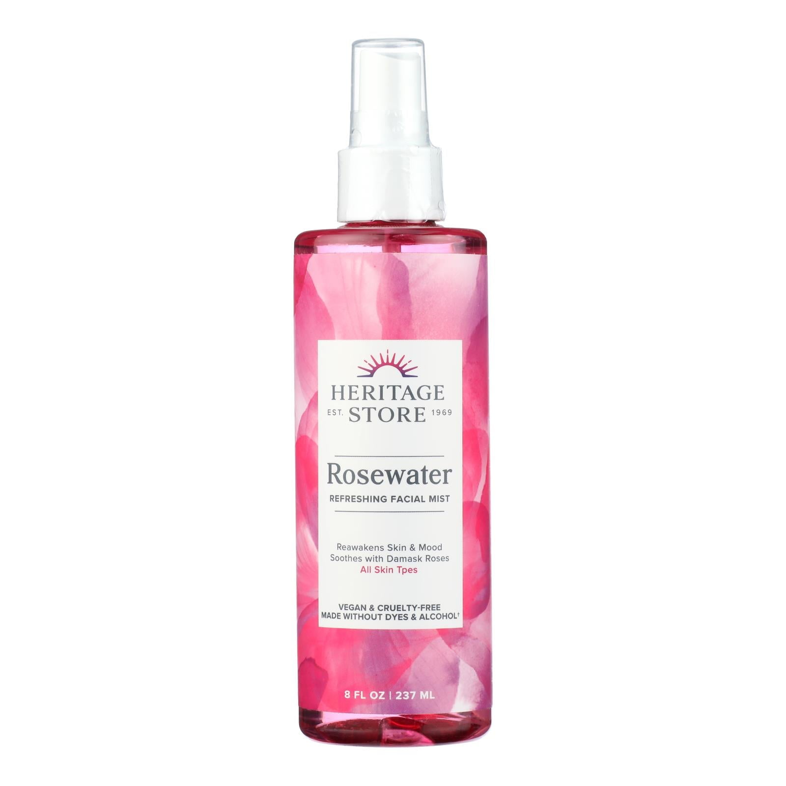 Heritage Products Rose Petals Rosewater Spray - 8 fl oz - Walmart.com