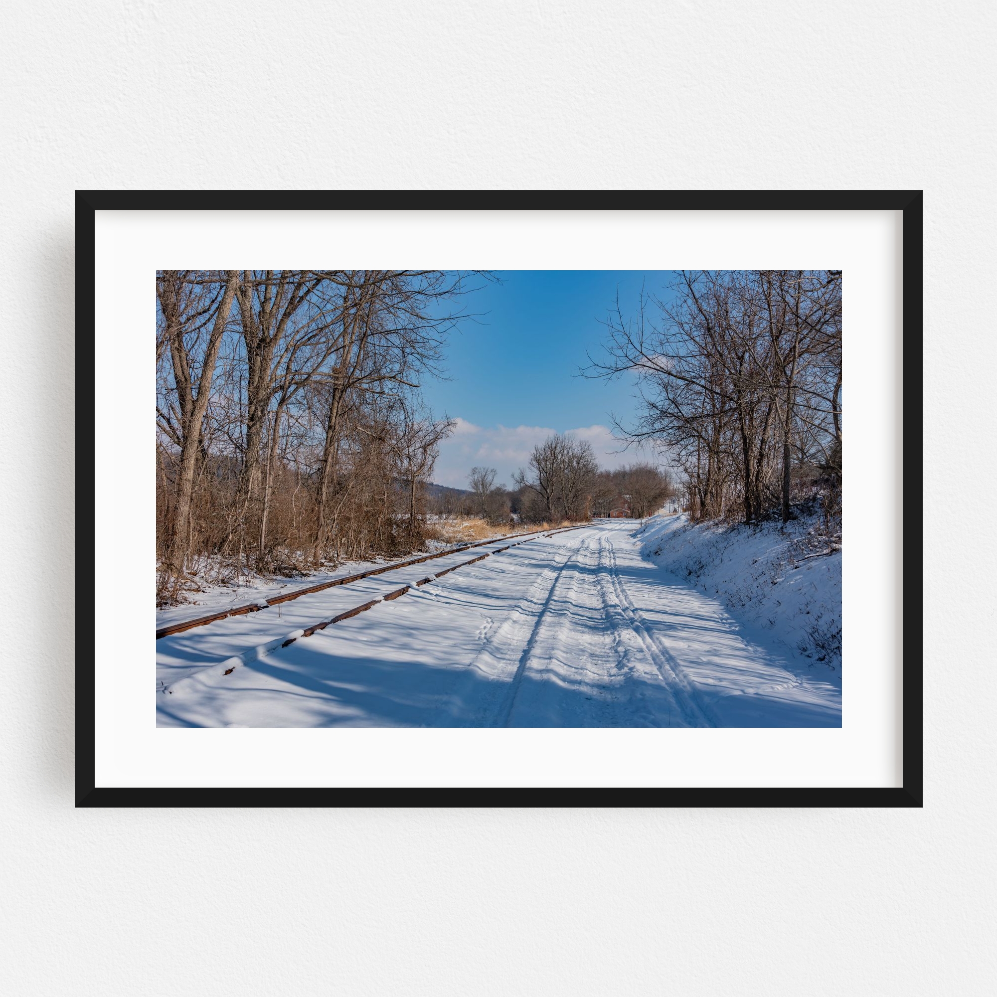 The Heritage Rail Trail in Seven Valleys PA on a January Day - Seven ...