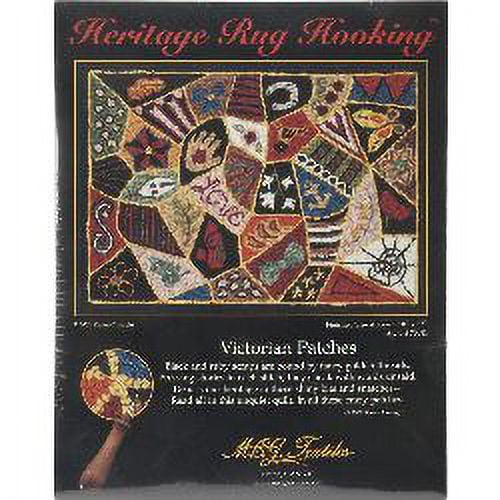 Heritage Rug Hooking Kit 20 Inch X 27 Inch-Victorian Patches - Walmart.com