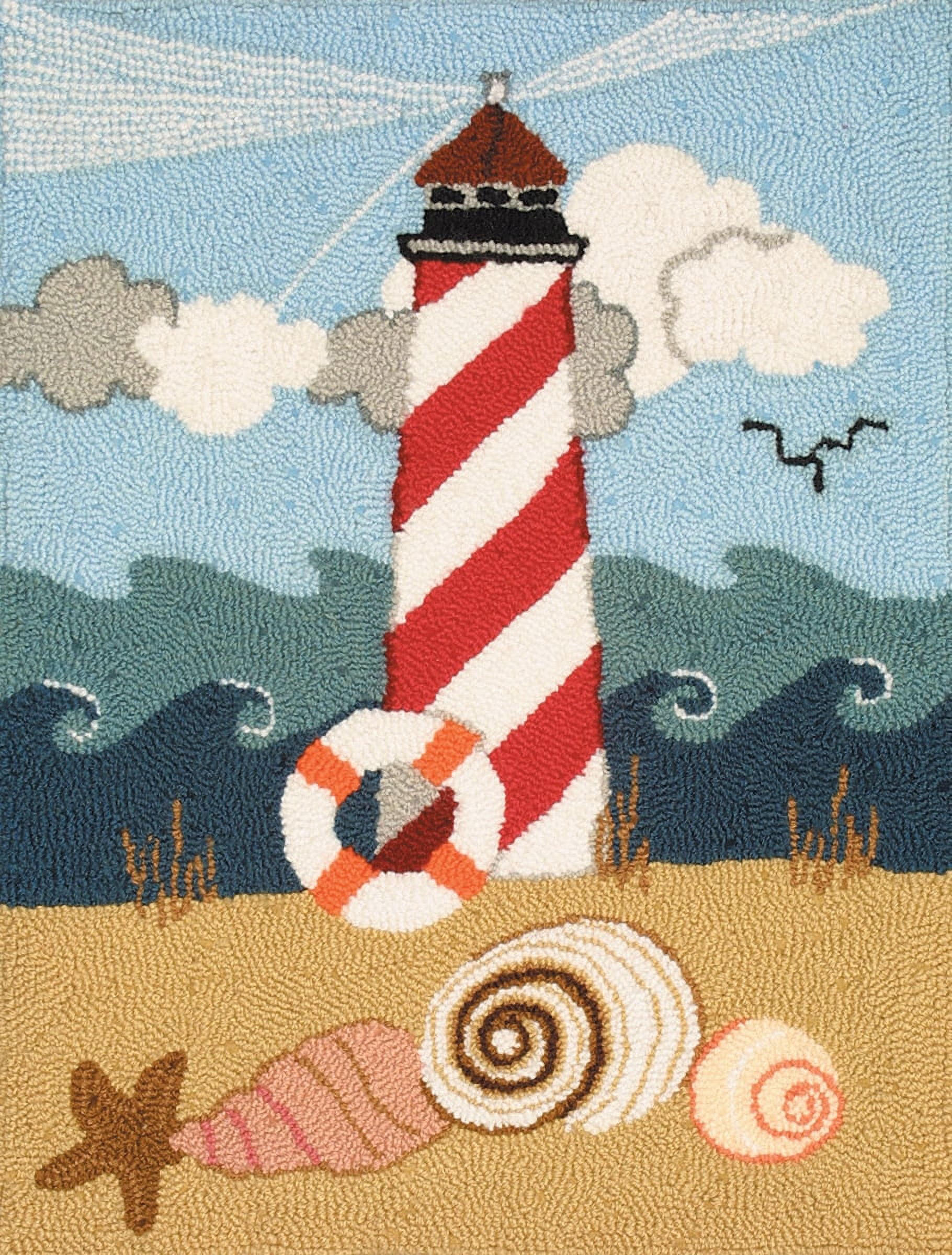 Heritage Rug Hooking Kit 20"X27"-Lighthouse, Pk 1, M C G Textiles - Walmart.com