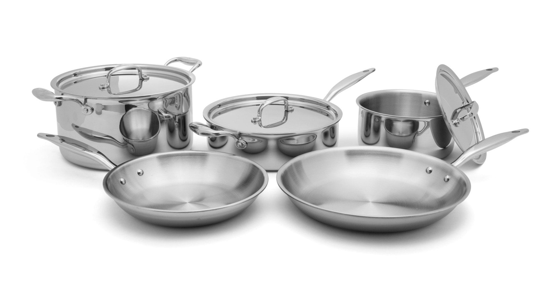 8-Piece Stainless Steel Core Cookware Set by Heritage Steel Cookware in ...