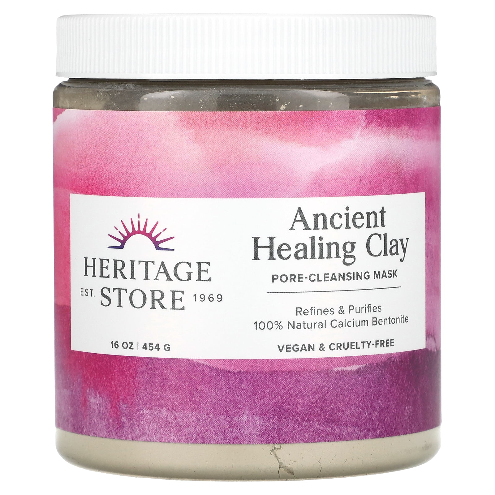 Heritage Store Ancient Healing Clay Pore-Cleansing Mask | Refines ...