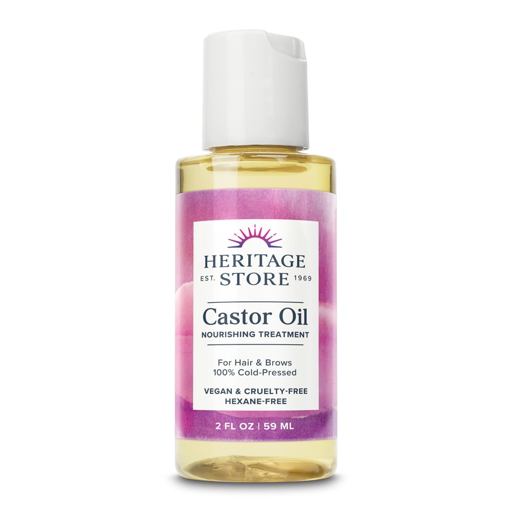 Heritage Store Castor Oil Cold Pressed Rich Hydration For Vibrant