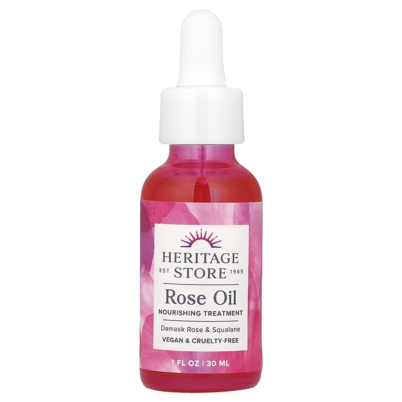 Heritage Store, Rose Oil, 1 fl oz (30 ml) Pack of 3 - Walmart.com