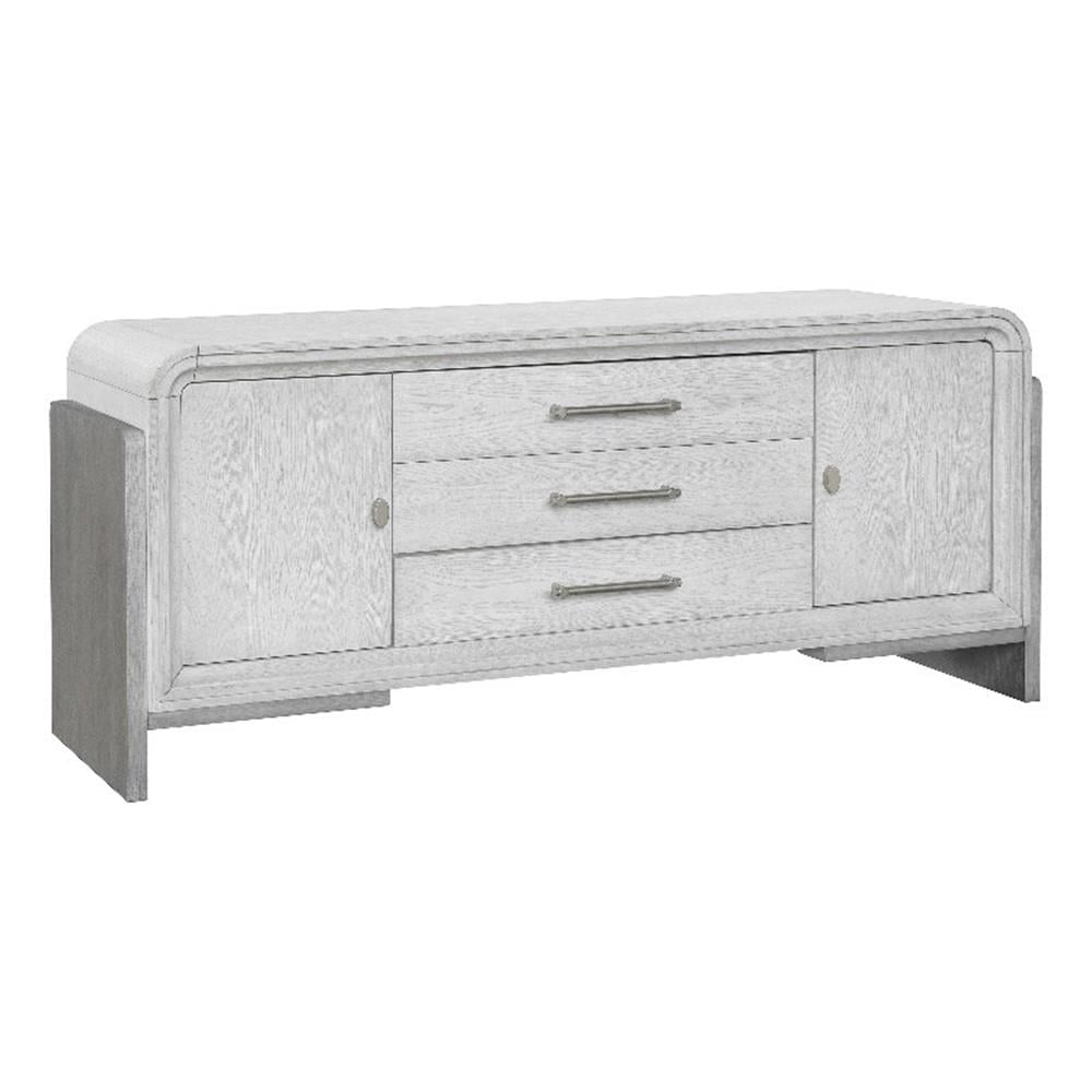 Heritage Two-Toned Gray Wood Entertainment Console with Storage by ...