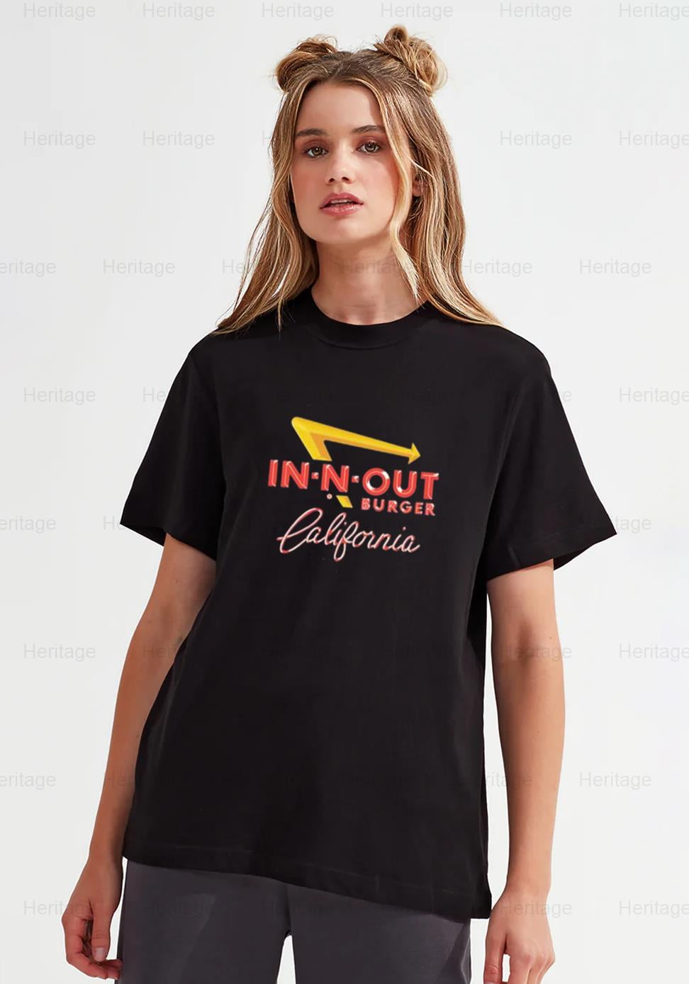 Heritage83 In-N-Out Burger Fast Food Restaurant Graphic for T-Shirts ...