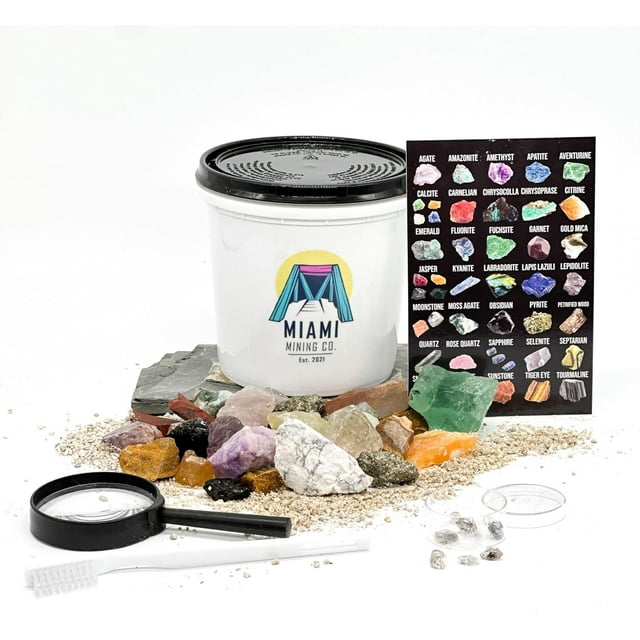 Herkimer Diamond Mining Bucket - Unique Gift Idea for Crystal Lovers ...