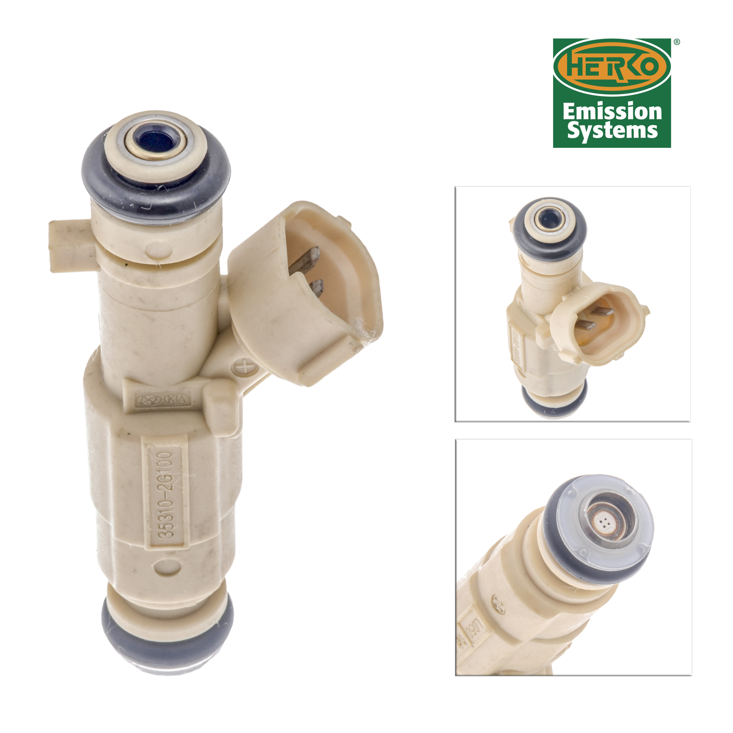 Herko Automotive Fuel Injector INJ589, Fits Hyundai Tucson, Kia Forte ...