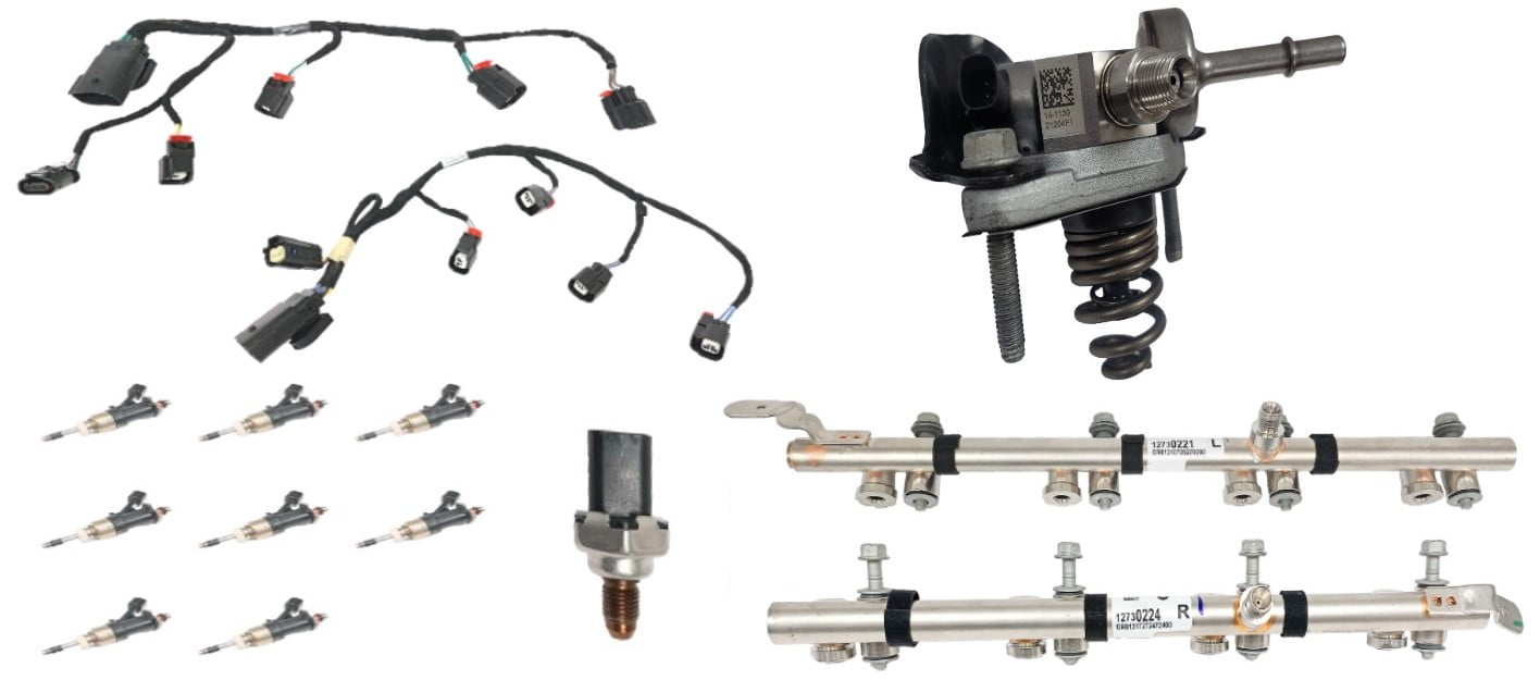 Herko Fuel Injector Rail Kit FRK_03 for Cadillac Chevrolet GMC Escalade ...