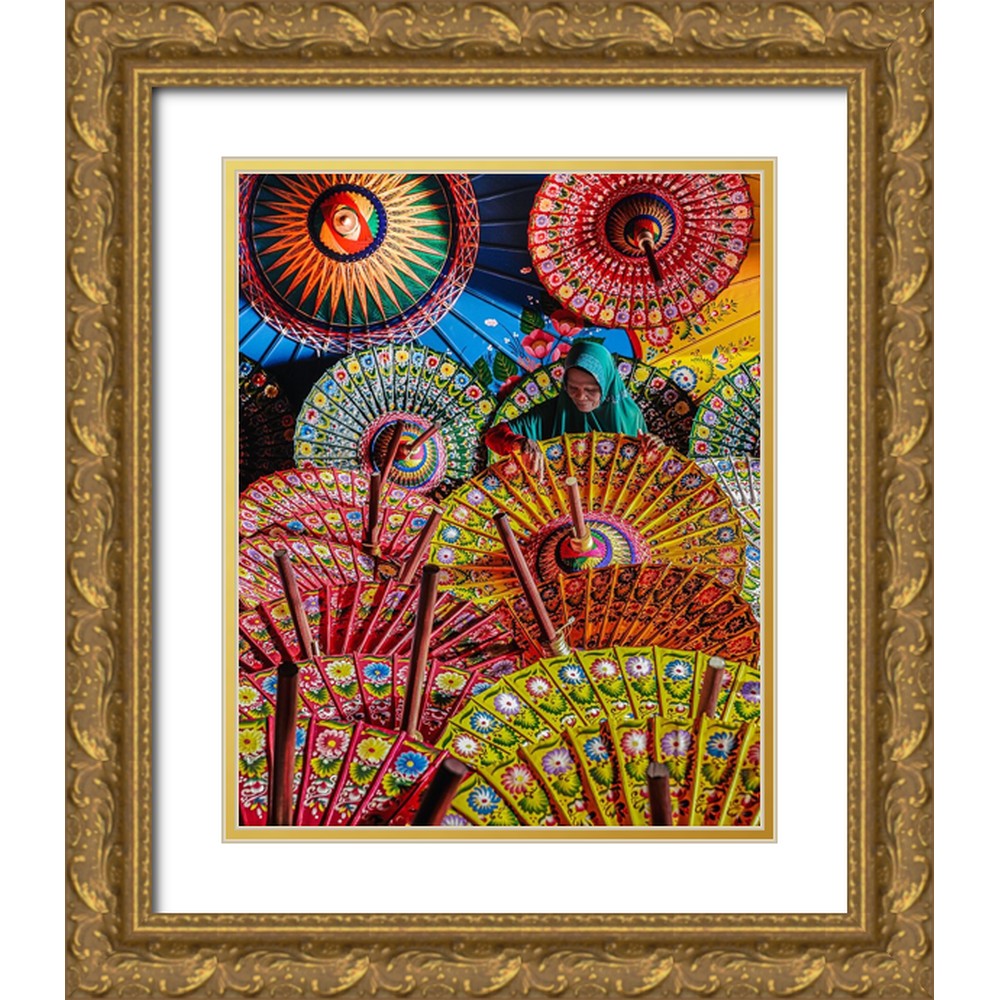 Herliyanto, Gatot 15x18 Gold Ornate Wood Framed with Double Matting ...