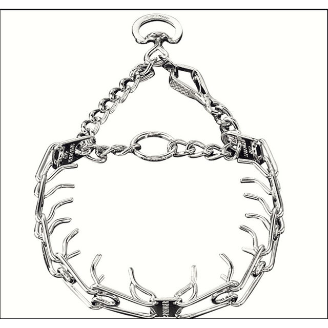 Herm Sprenger Chrome Plated Steel Training Prong Collar with Quick ...