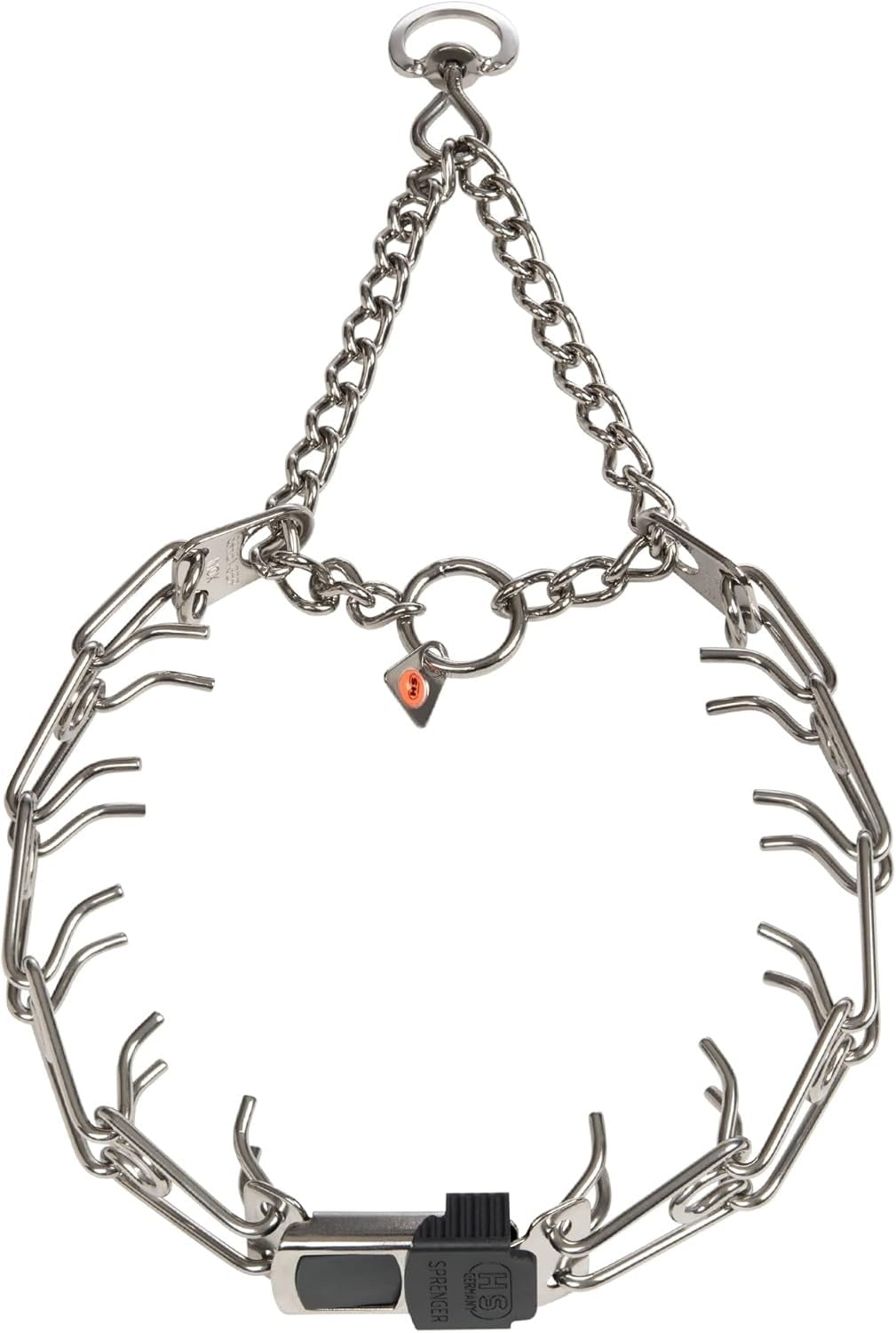 Herm Sprenger Dog Training Prong Collar with Quick Release Cliclock ...