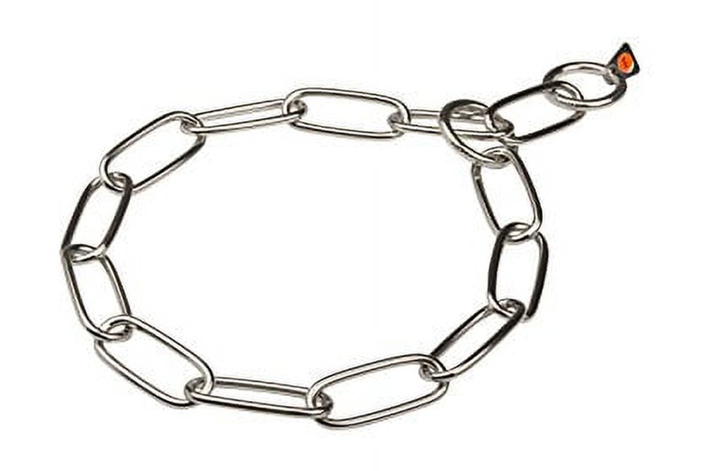 Herm Sprenger Stainless Steel Long Link Chain Collar - 4 mm x 26 Inches ...