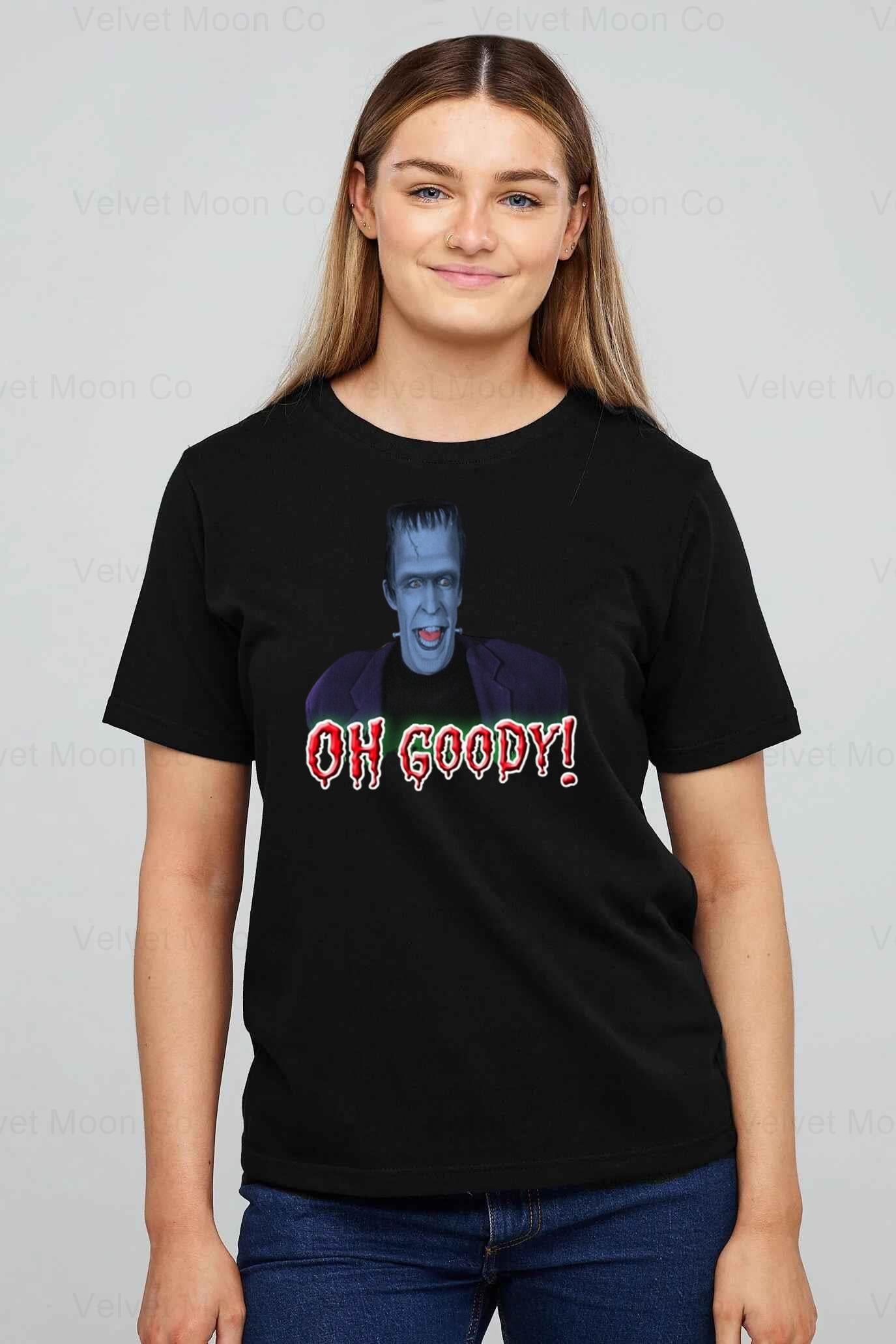 Herman Munster Custom Classic TV Character Funny Fan T Shirt for unisex ...