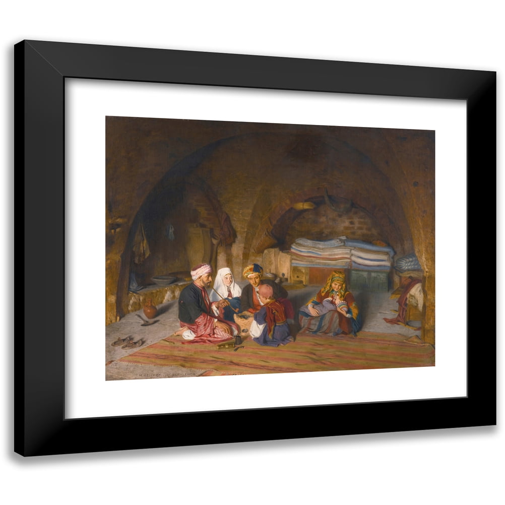 Hermann Behmer 14x12 Black Modern Framed Museum Art Print Titled - A ...
