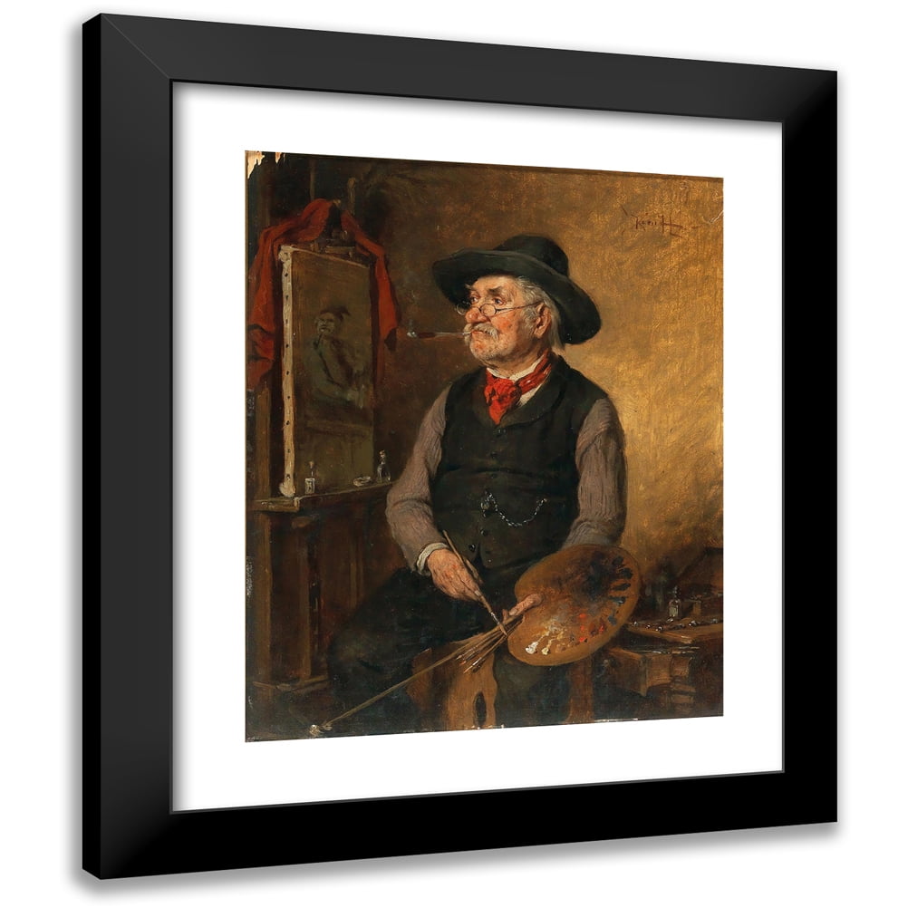 Hermann Kern 12x14 Black Modern Framed Museum Art Print Titled - A ...