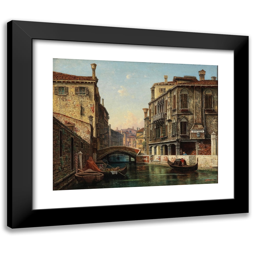 Hermann Oskar Schwan 14x12 Black Modern Framed Museum Art Print Titled ...