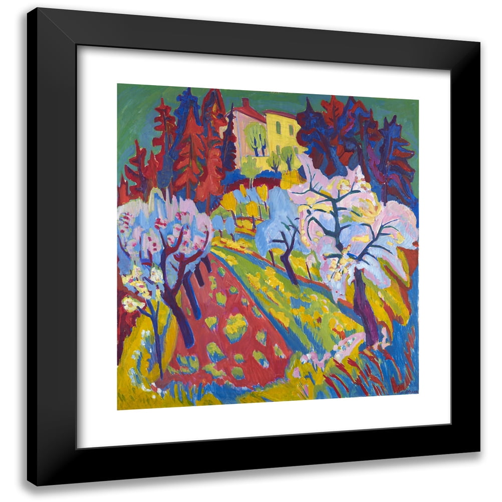 Hermann Scherer 15x16 Black Modern Framed Museum Art Print Titled ...