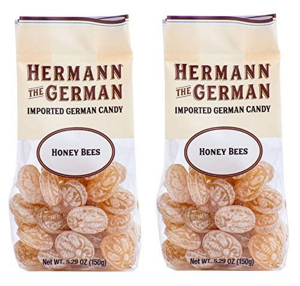 Hermann the German Hard Candy - Imported - Pack of 2 (Honey Bees ...