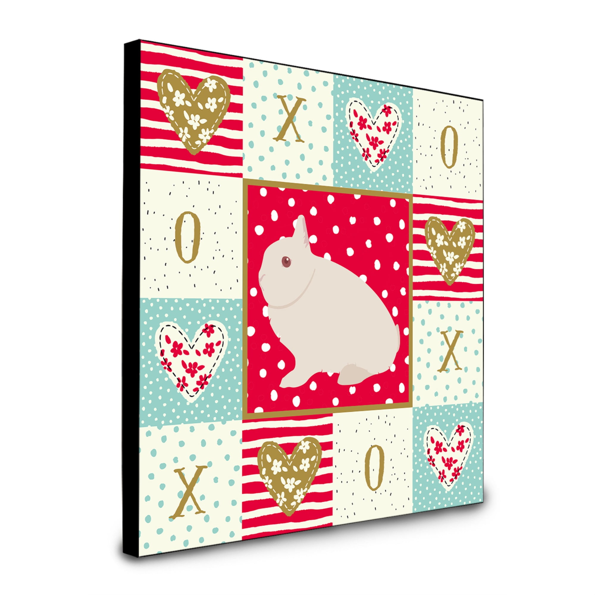 Hermelin Rabbit Love Artwork Wall Panel CK5391UP88 - Walmart.com
