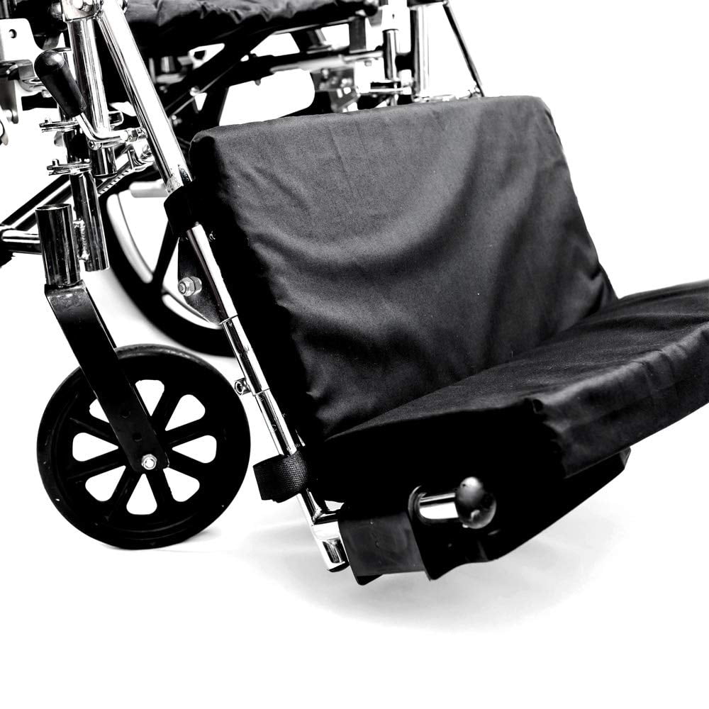 "Hermell Products Padded Wheelchair Foot Rest, Water Resistant, Easy ...