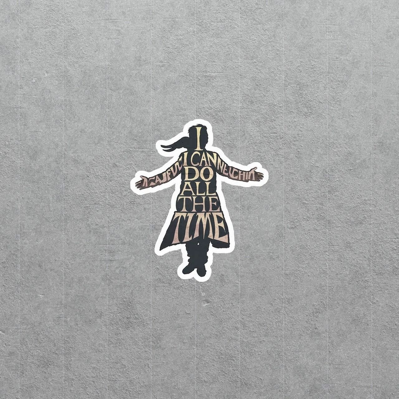 Hermione Granger All The Time Silhouette Sticker Decalphone Decal Water ...