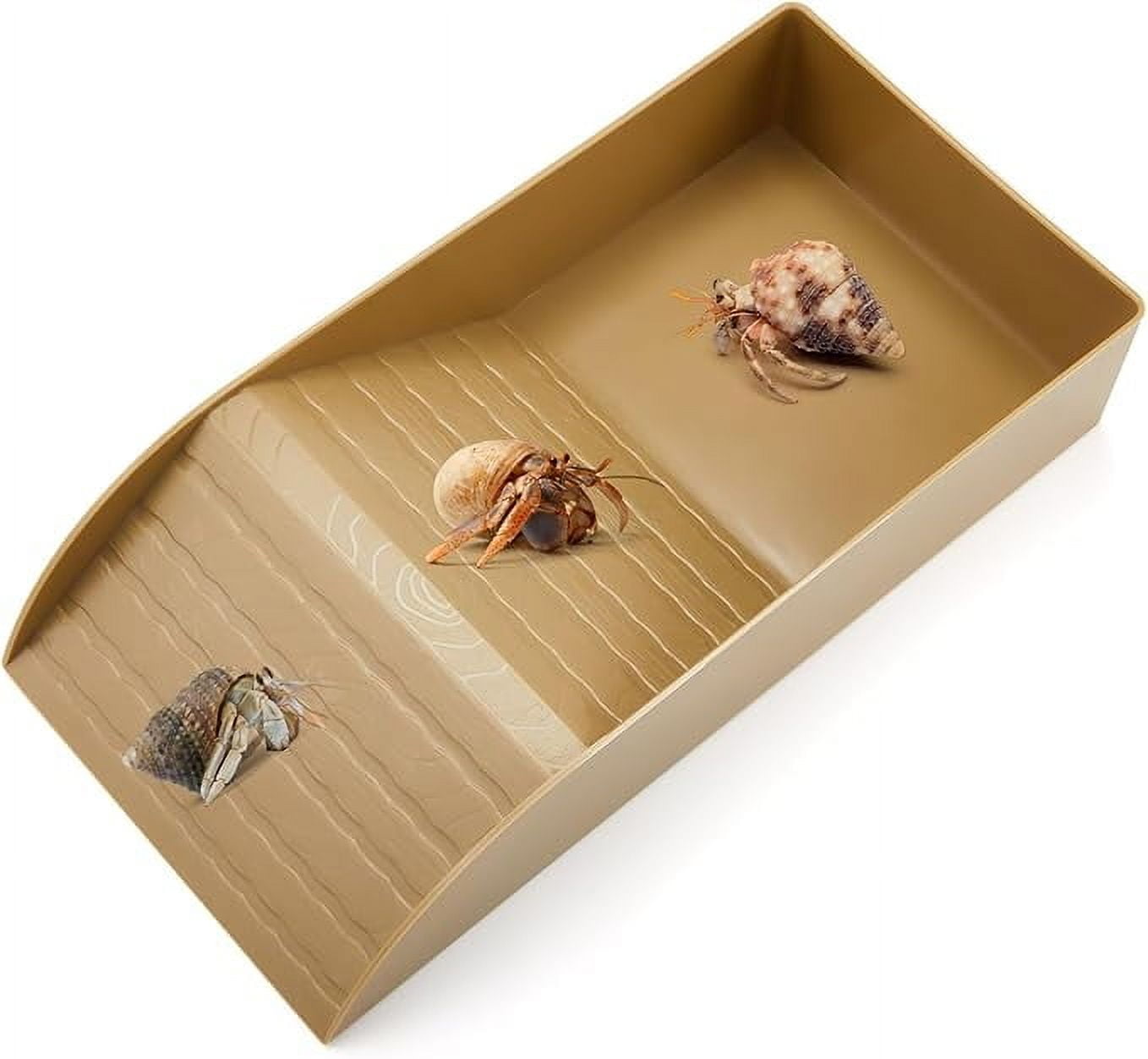 Hermit Crab Water Tank with Climbing Ramp Large Reptile Climbing Toy ...