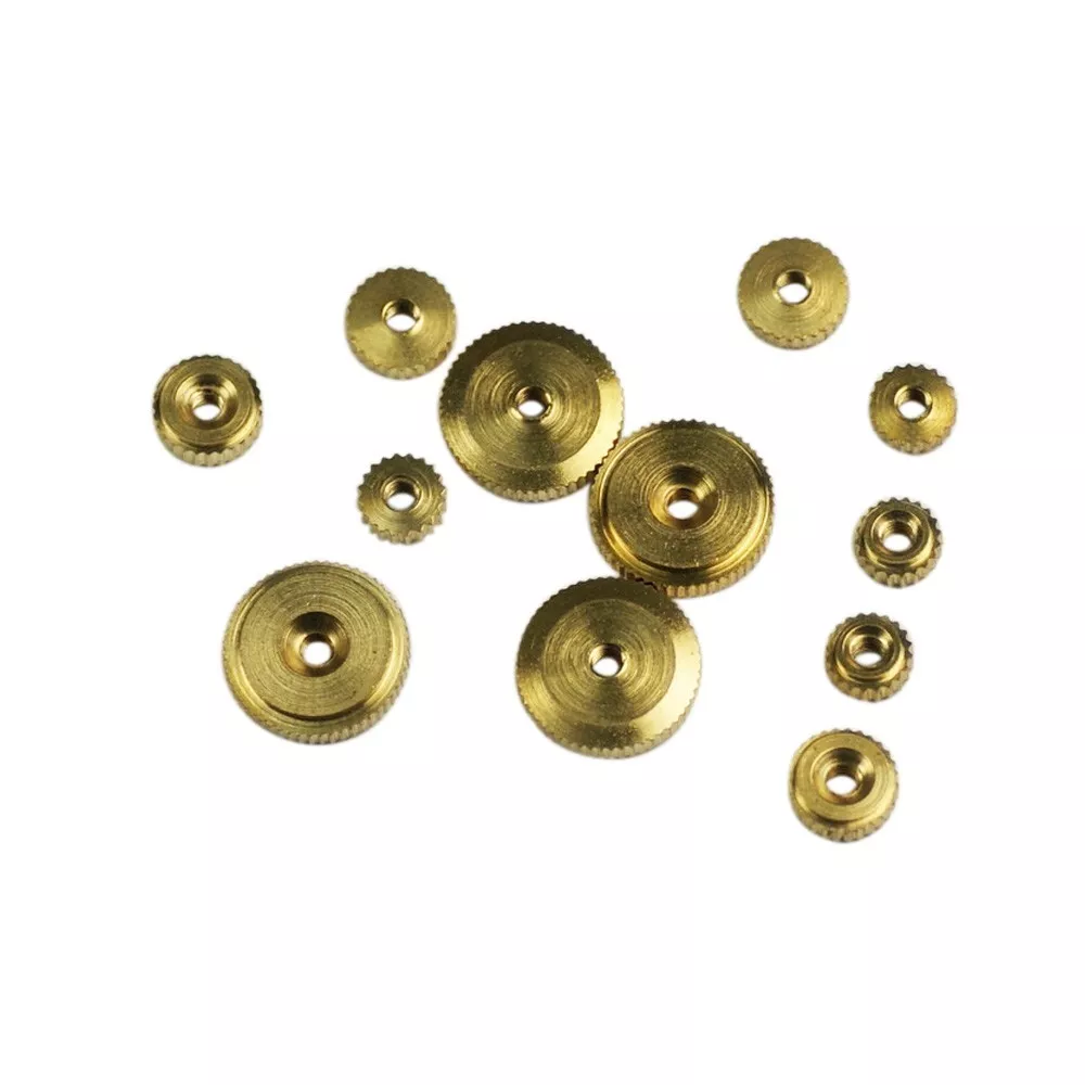 Hermle Clock Metric Hand Nut American Sizes Assortment 12 Pieces Brass ...