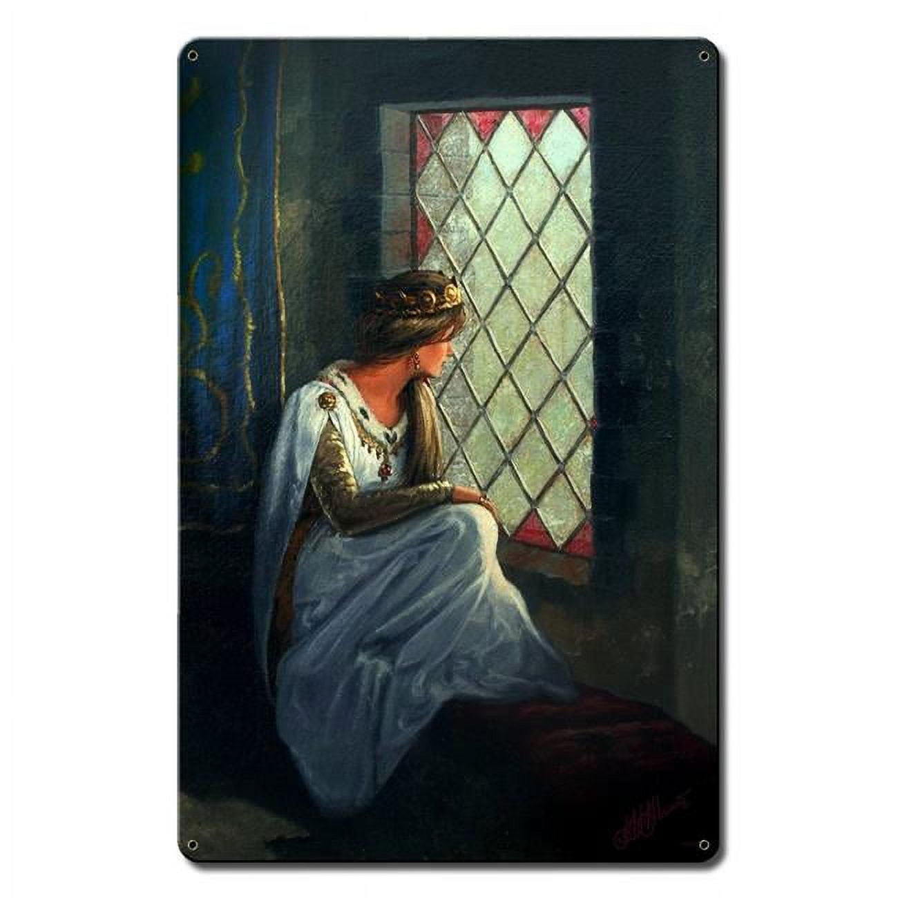 Hermon Adams Princess Satin Metal Sign - 12 x 18 in. - Walmart.com