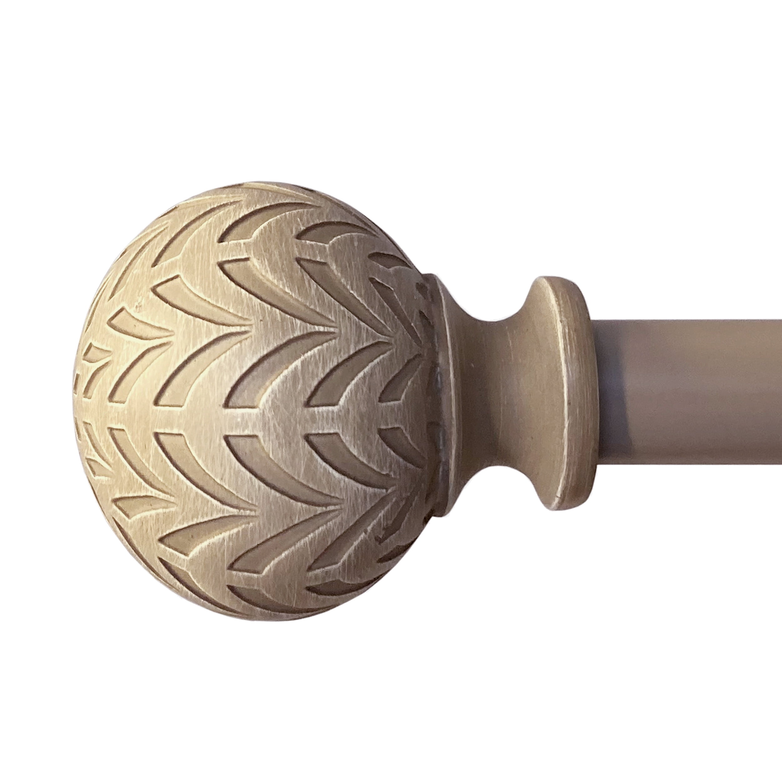 Hermosa 5/8 Inch Rod Set - Adjustable 86-128 Inches - Grey - Walmart.com